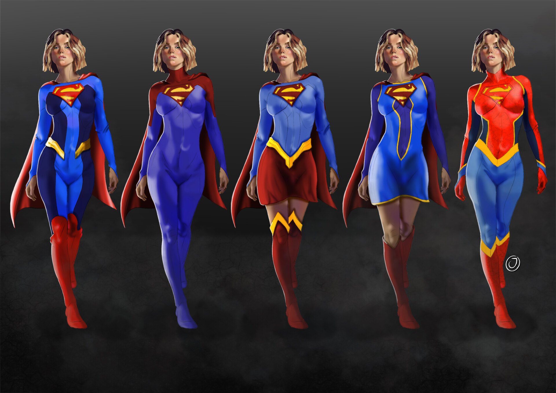 ArtStation - Milly Alcock as Supergirl