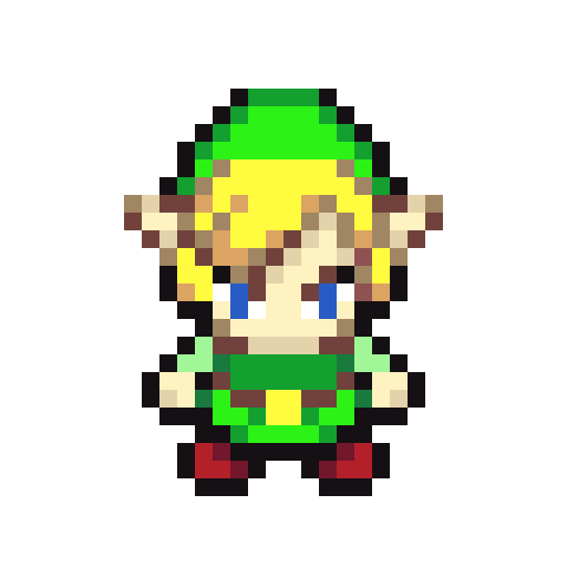 ArtStation - The Legend of Zelda Minish Cap, Link Sprite