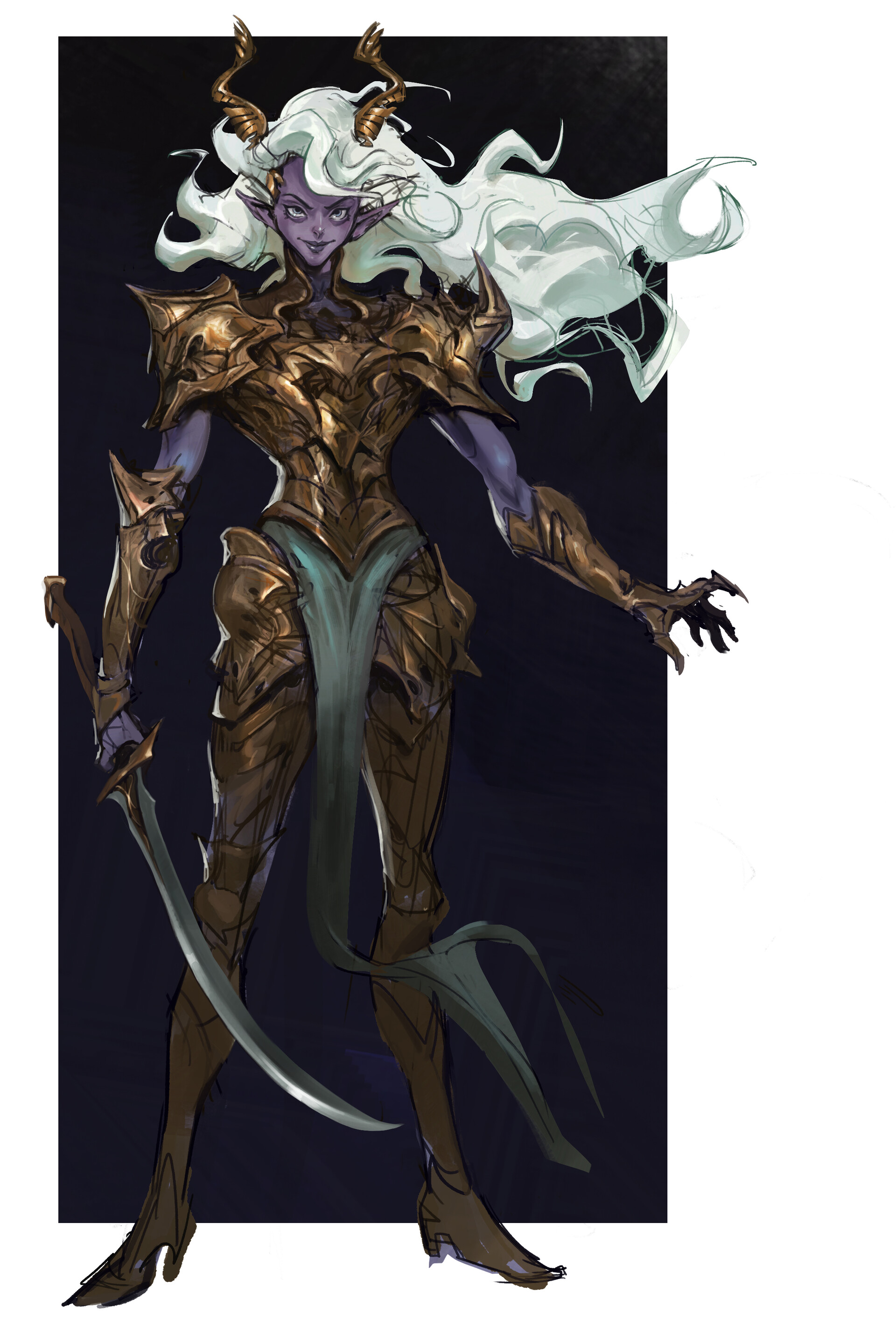 ArtStation - Dark_Elf_