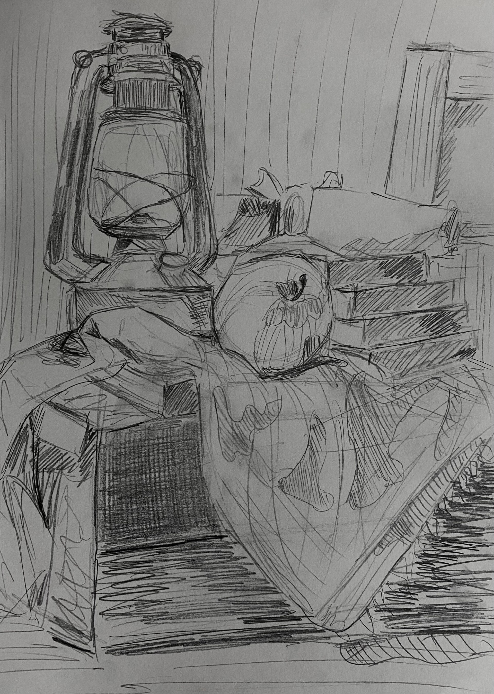 ArtStation - still life graphite idk