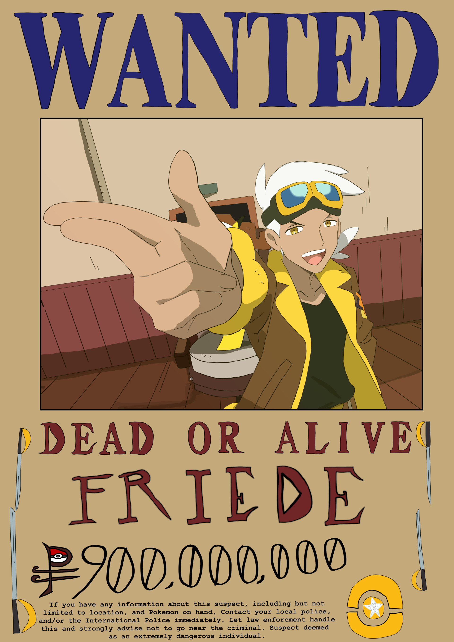 ArtStation - Wanted Poster- Friede