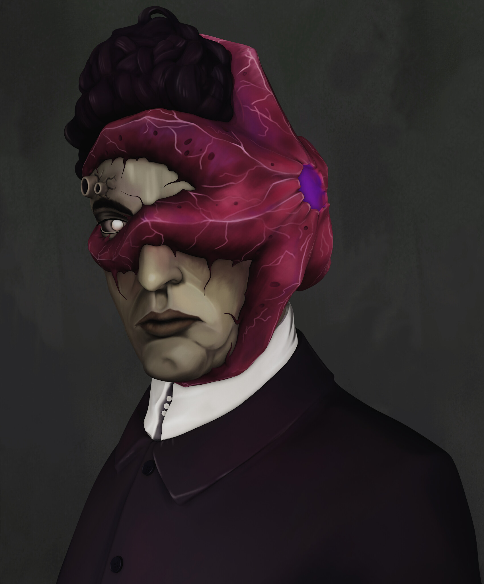 ArtStation - Parasitized portrait #1