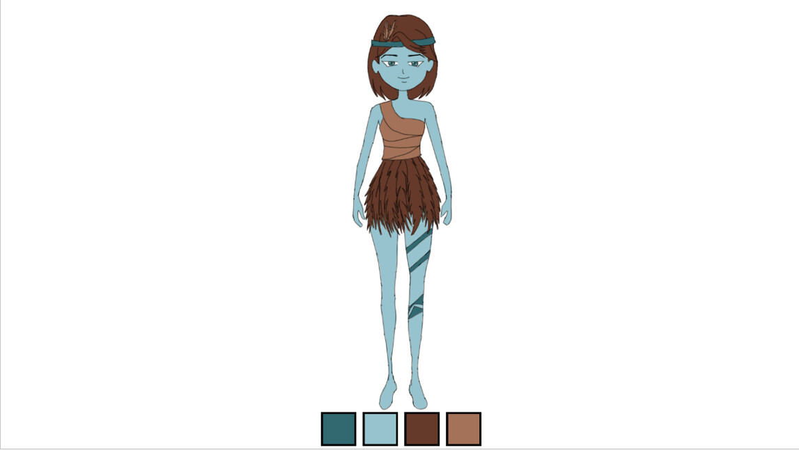 ArtStation - Character Concept Art- Amazon Girl