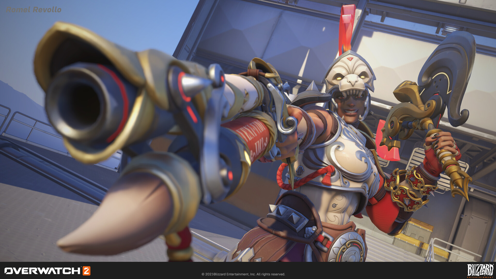 Romel Revollo | Character Artist | Portfolio - Overwatch 2 - Gladiator ...