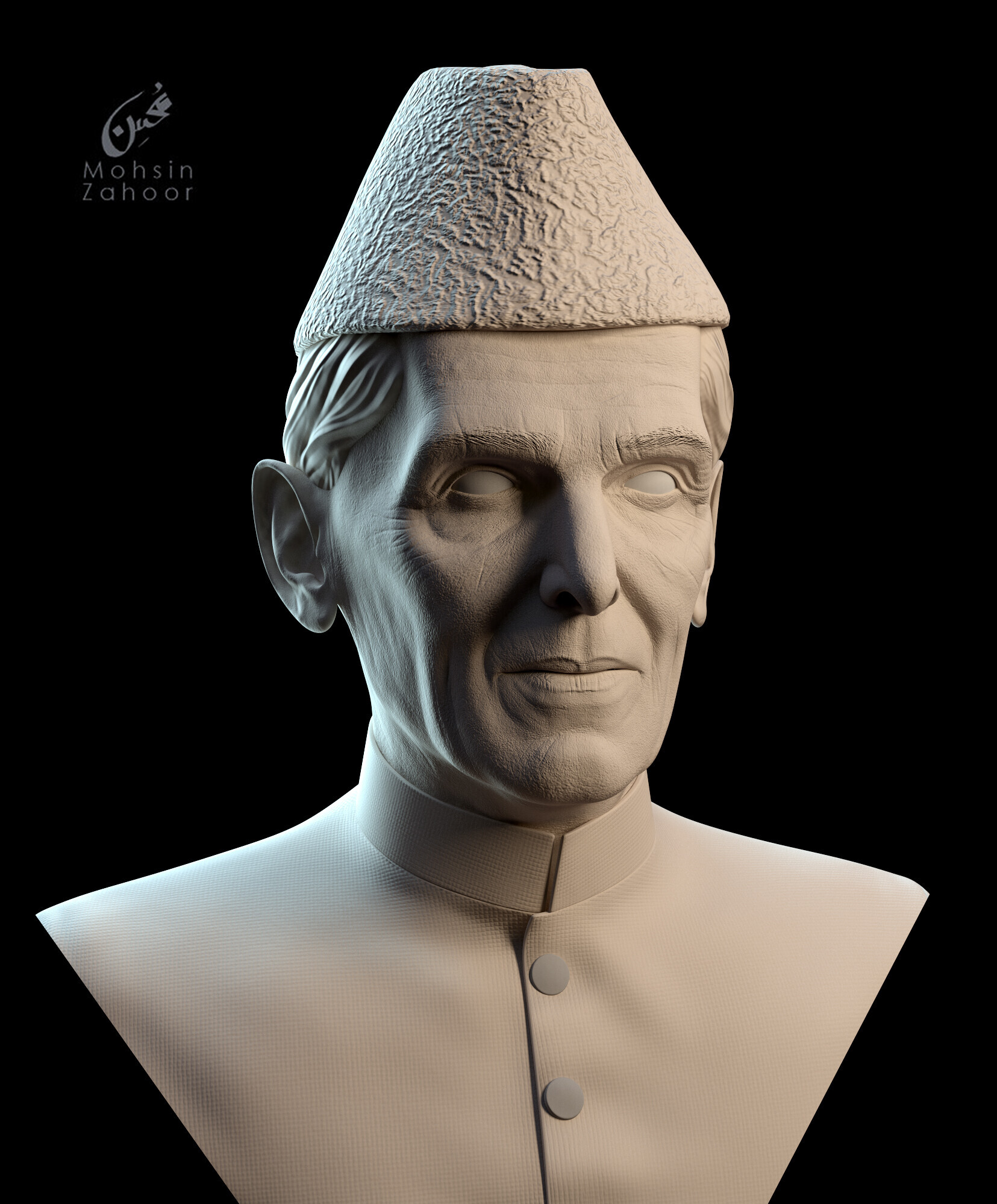 ArtStation - Muhammad Ali Jinnah