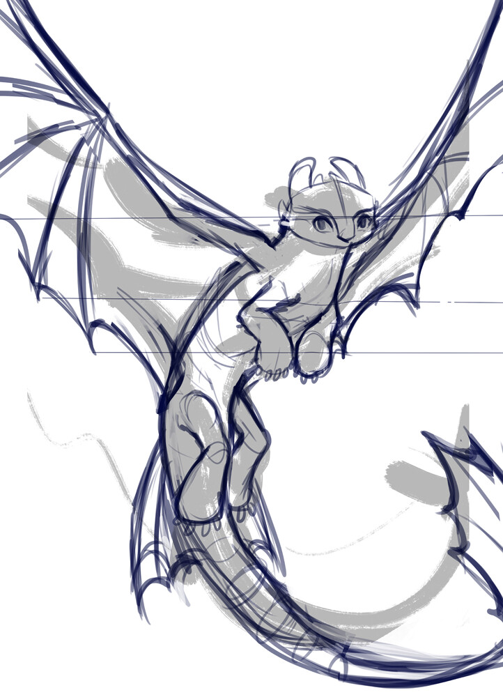 toothless reference drawing