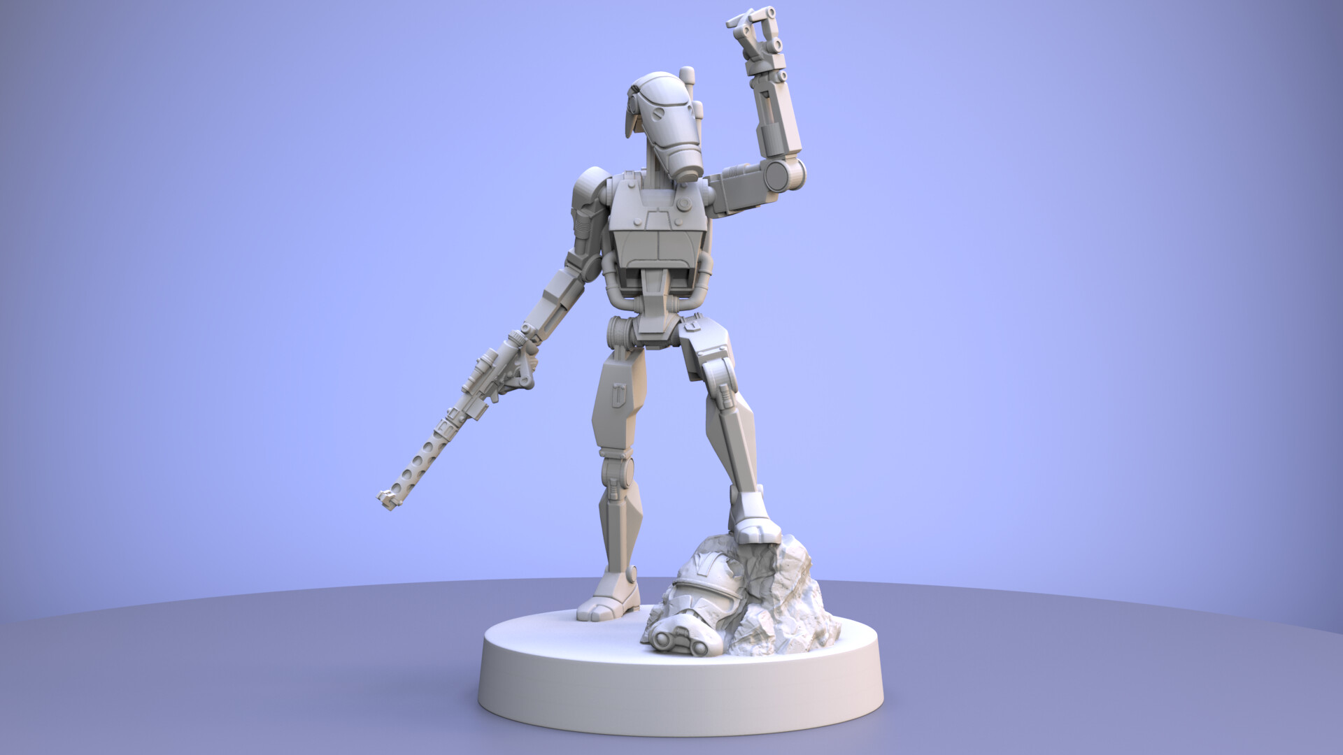 ArtStation - B1 Battle Droid Officer