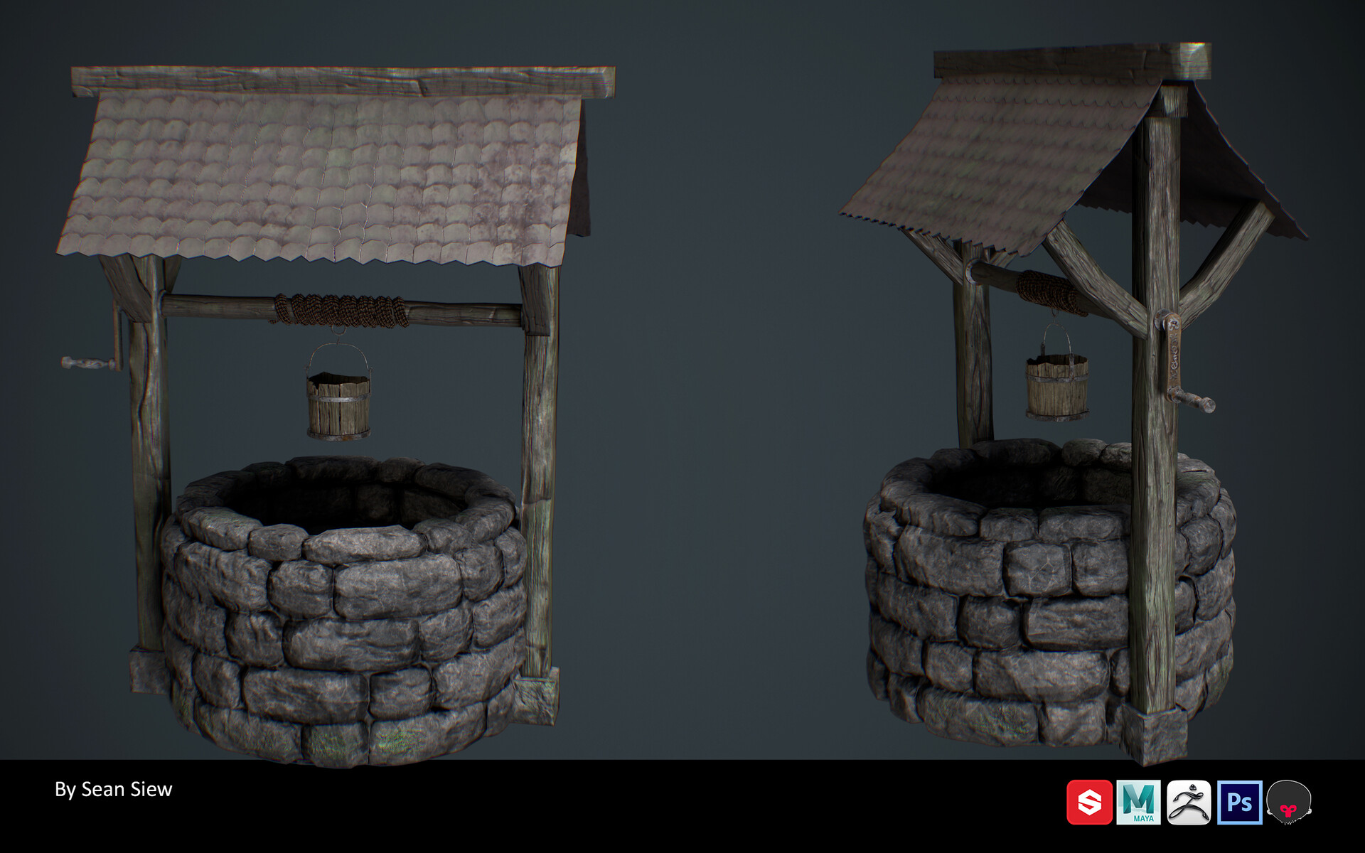 ArtStation - Medieval Well