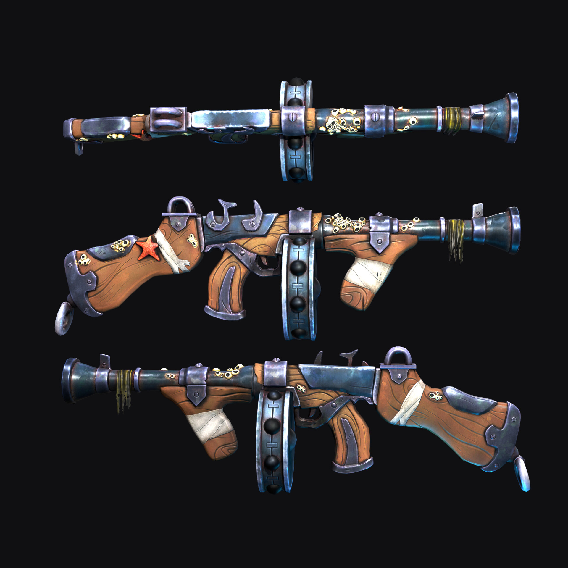 ArtStation - Stylized Pirate Thompson