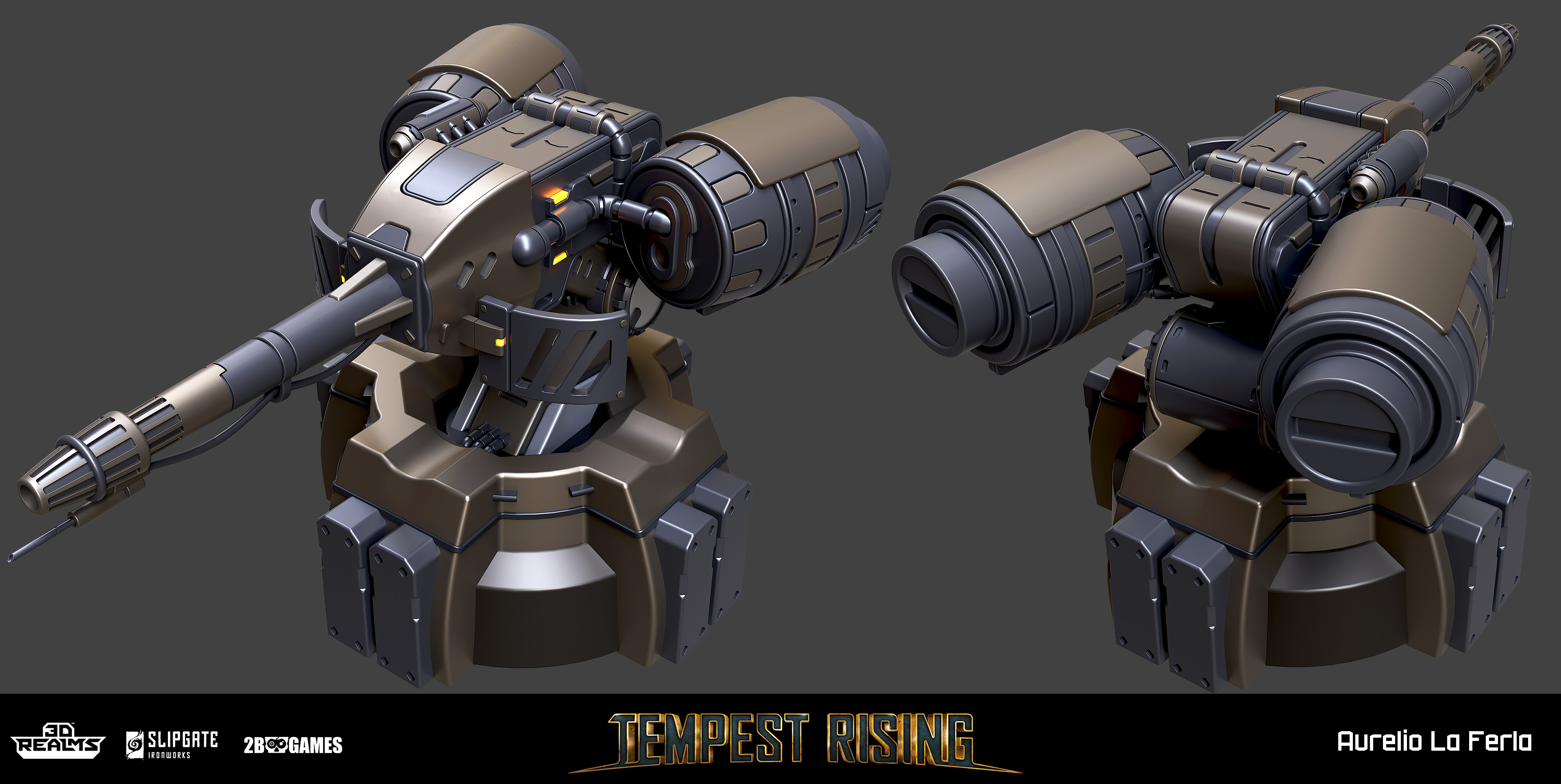 Aurelio La Ferla - DYN Flame Turret - Tempest Rising