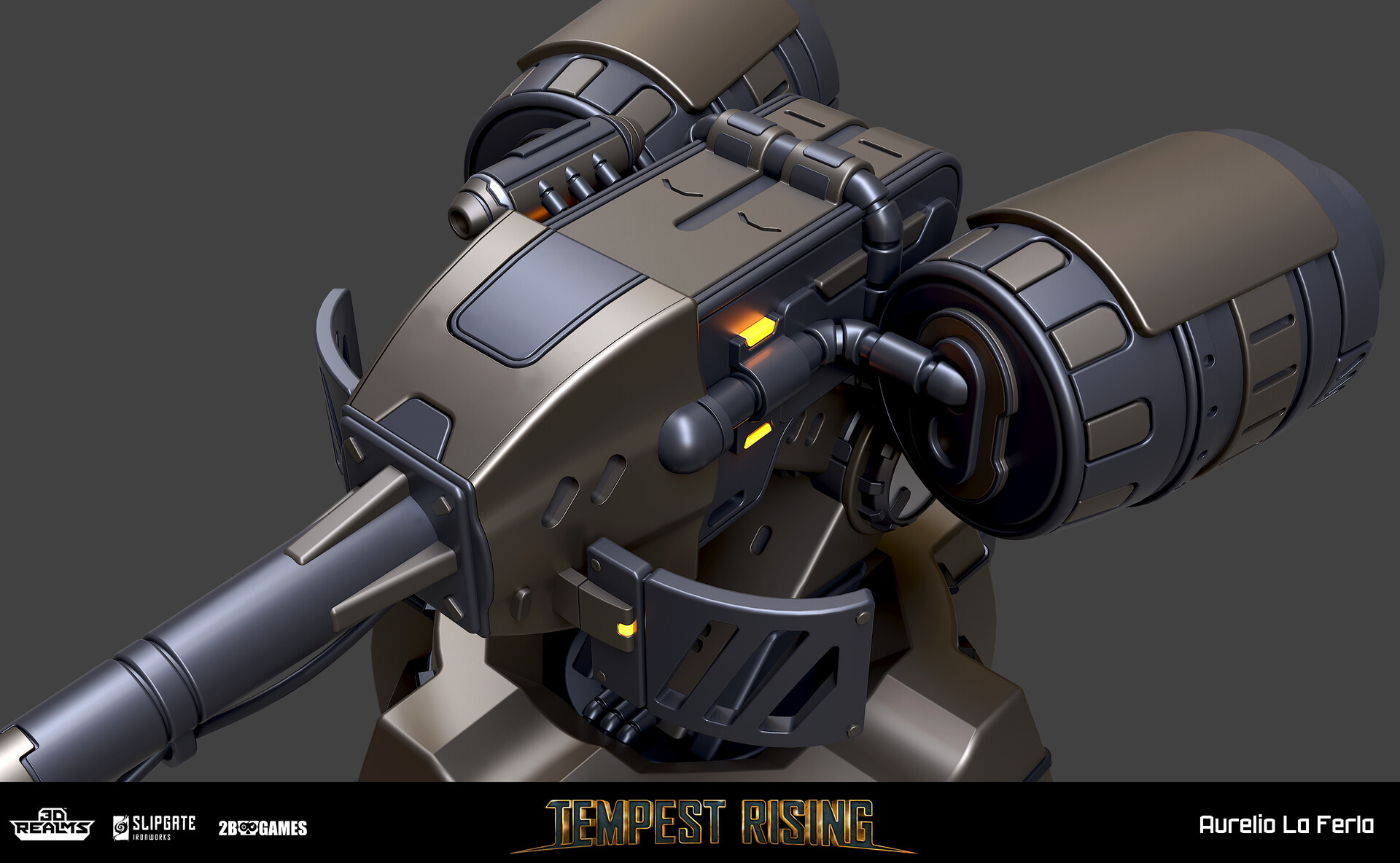 Aurelio La Ferla - DYN Flame Turret - Tempest Rising