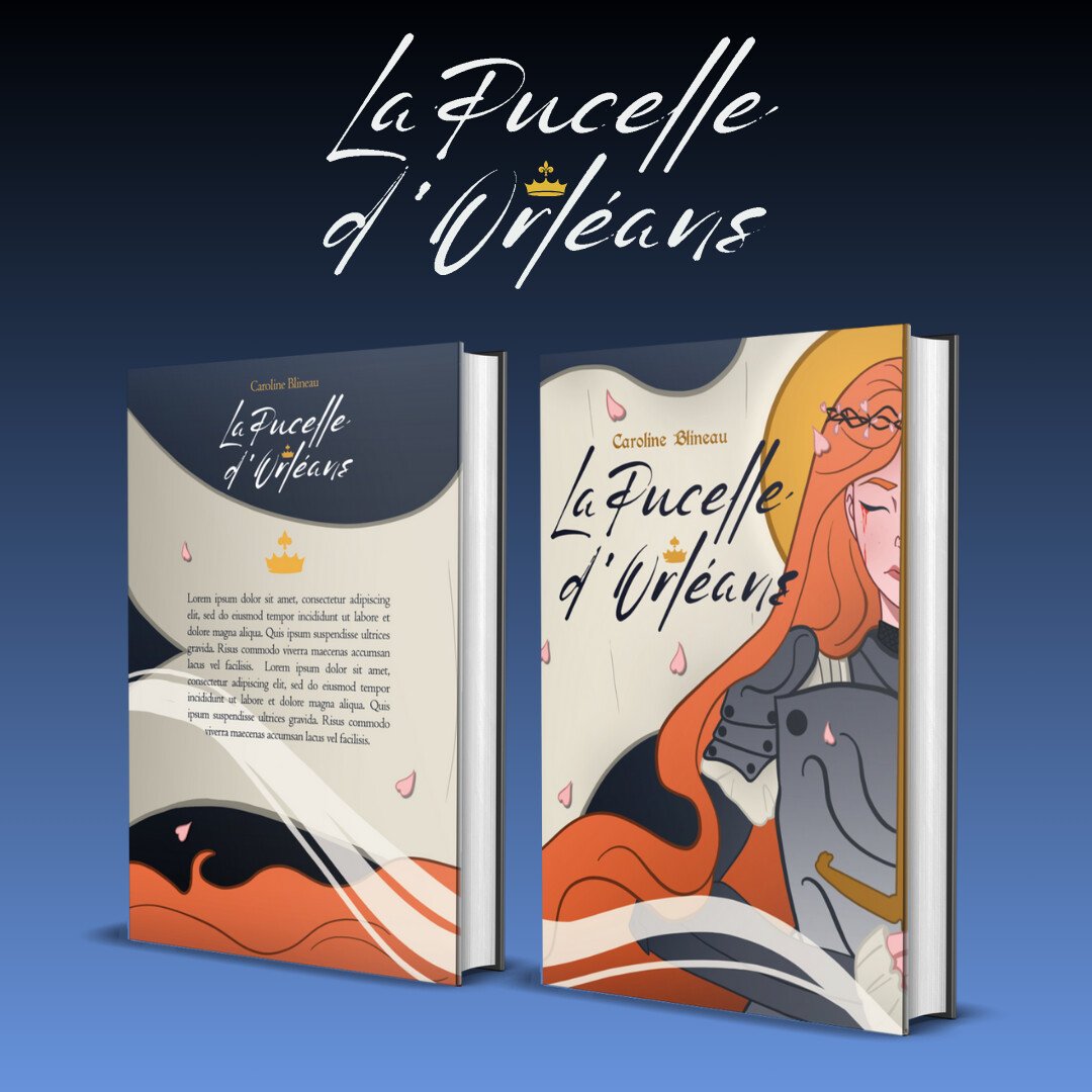 ArtStation - Book cover - La Pucelle d'Orléans