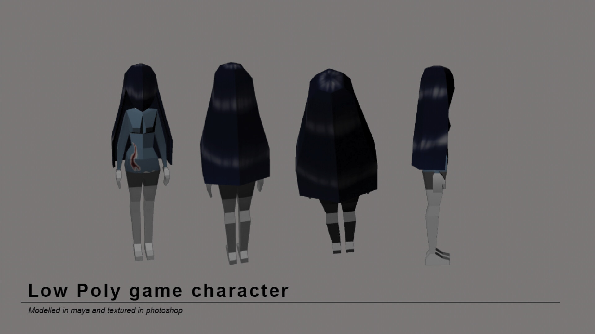 ArtStation - 3D lowpoly game character Model