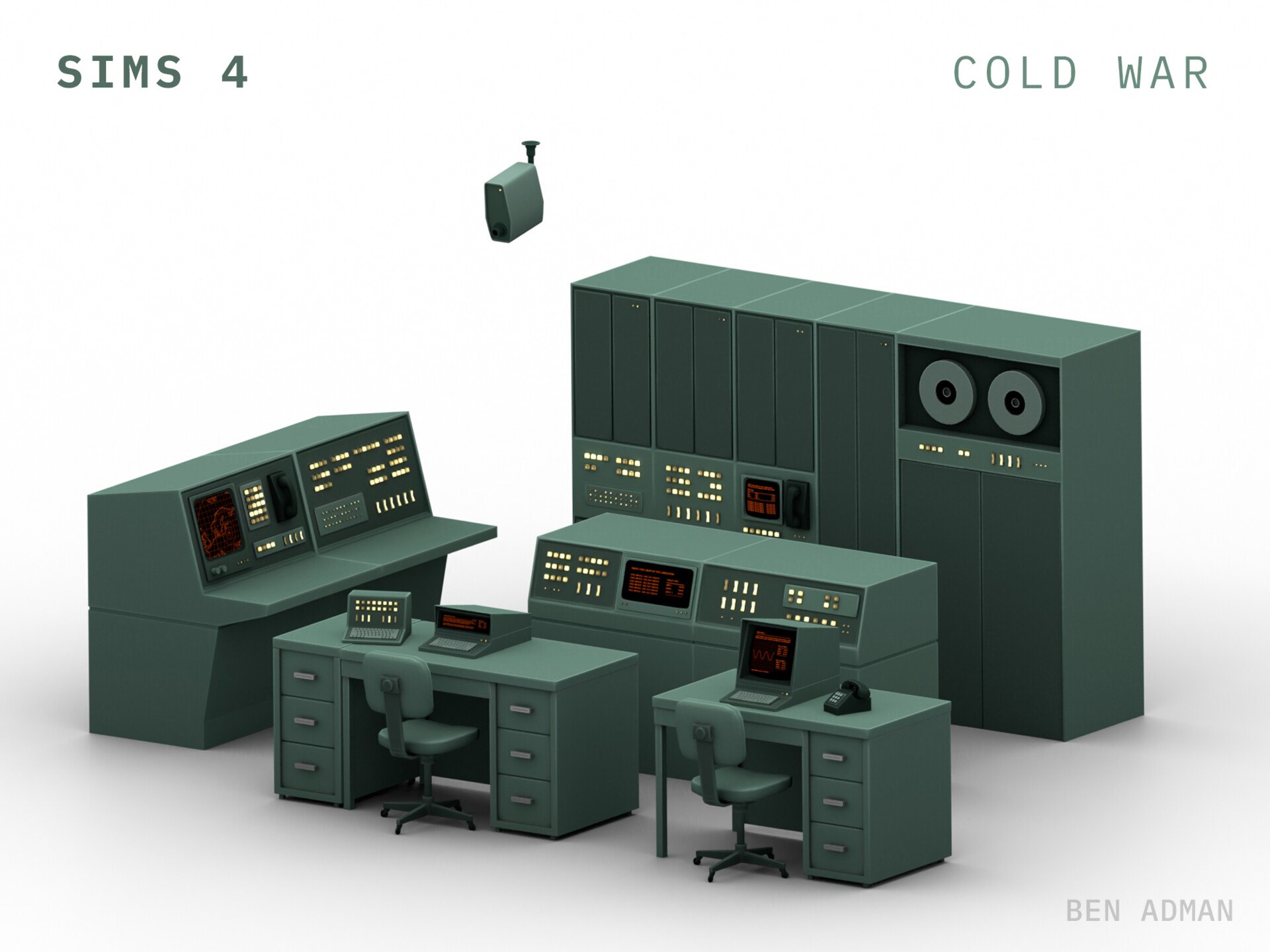 ArtStation - Sims: Cold War CC