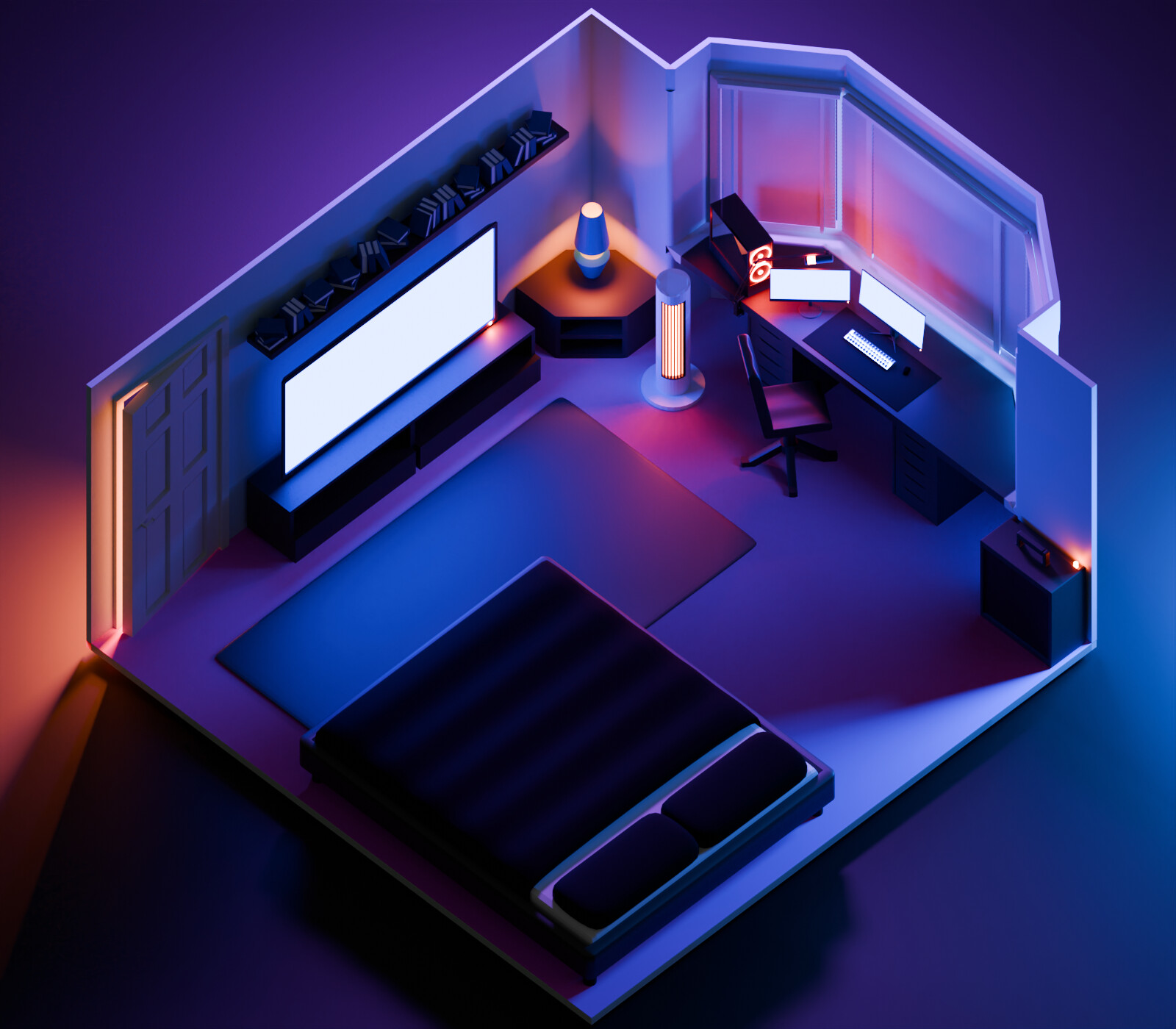 ArtStation - My Bedroom