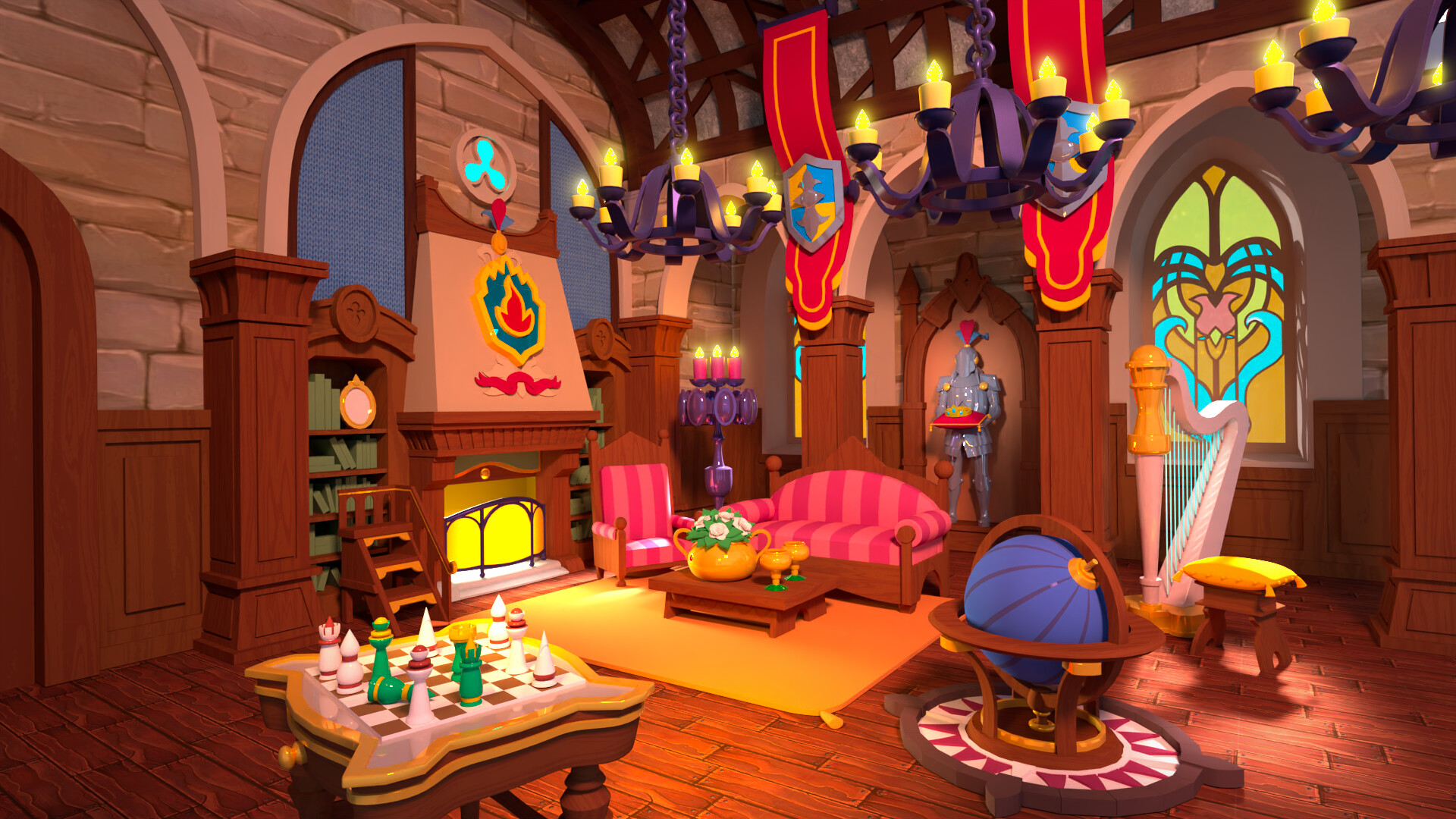 ArtStation - Knight Room