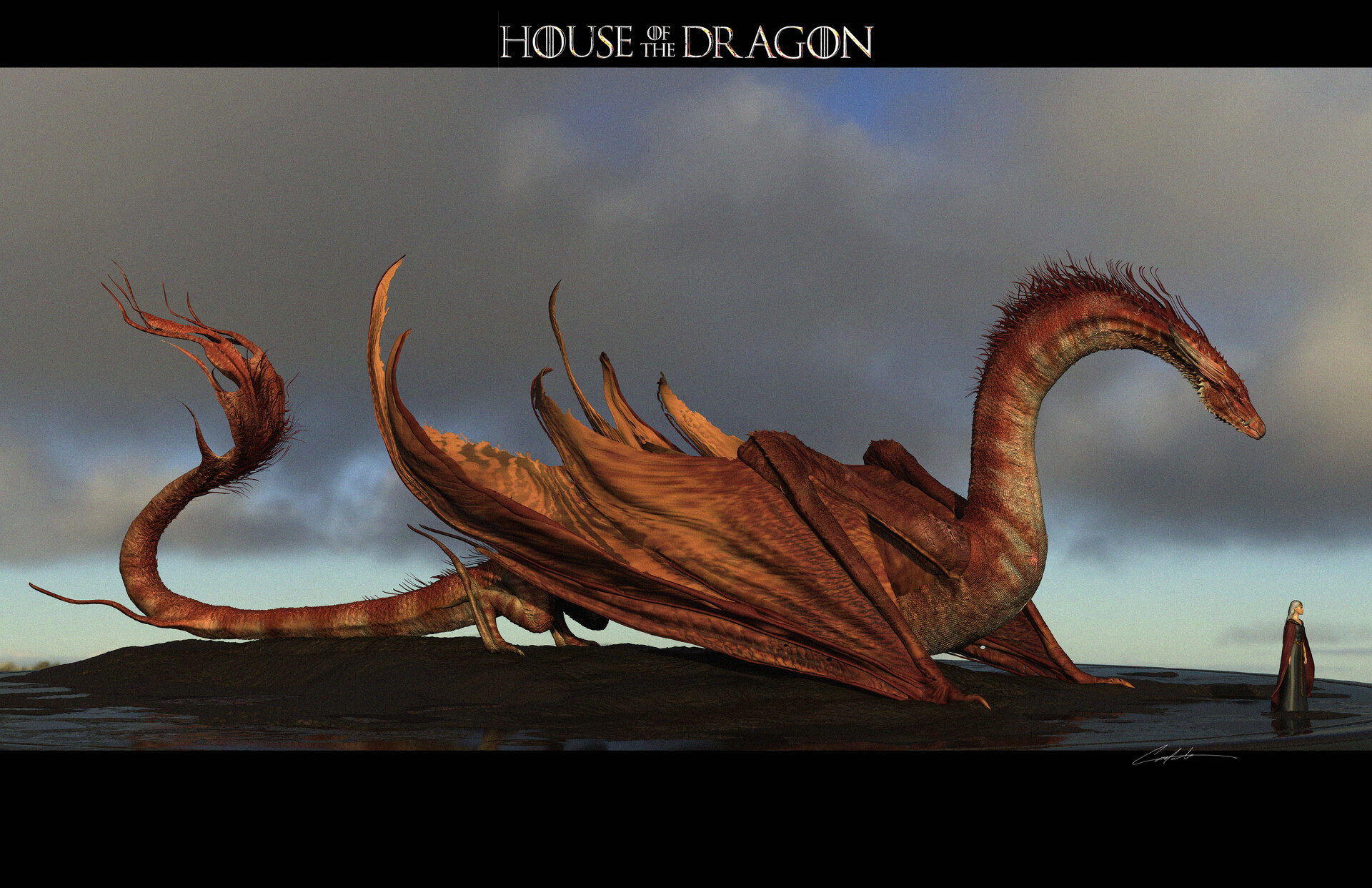 Constantine Sekeris - House of the dragon Caraxes Body design exploration