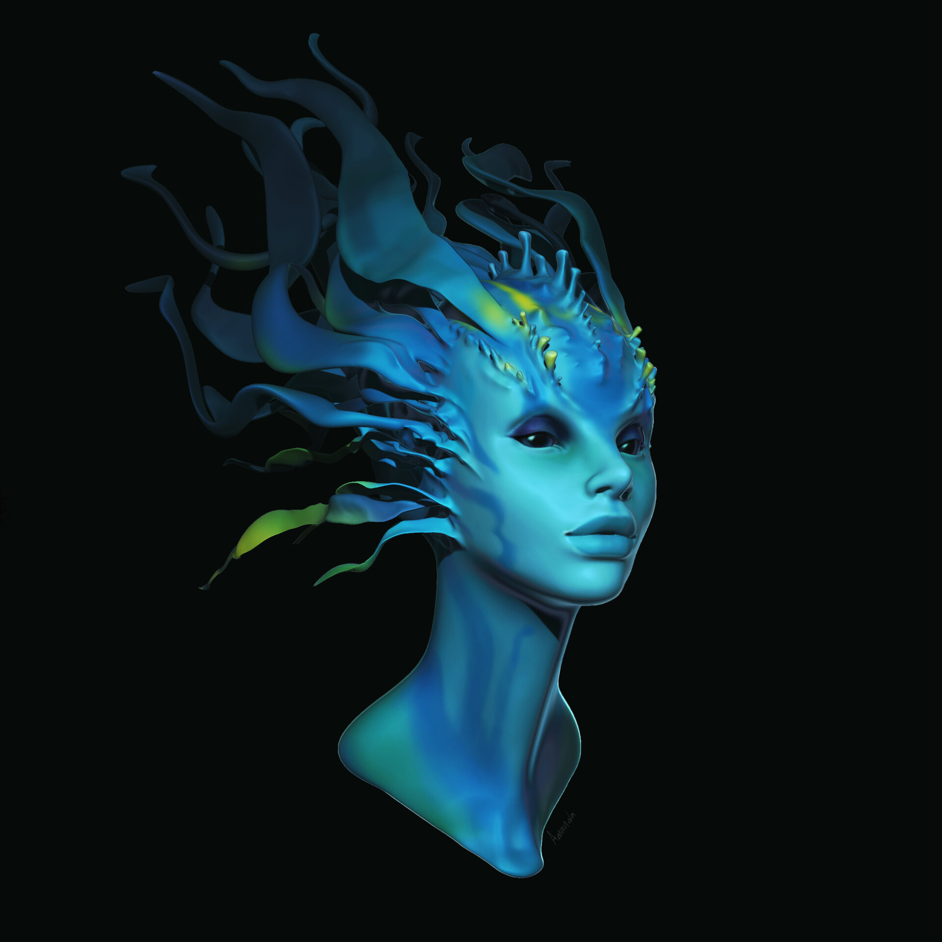 ArtStation - Class assignment Bust sculpture study