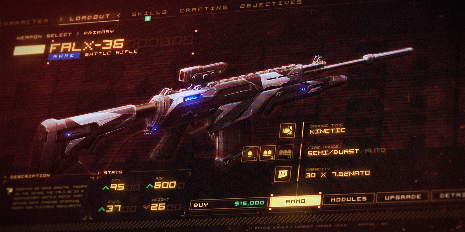 ArtStation - FUI Practice - Weapon Select