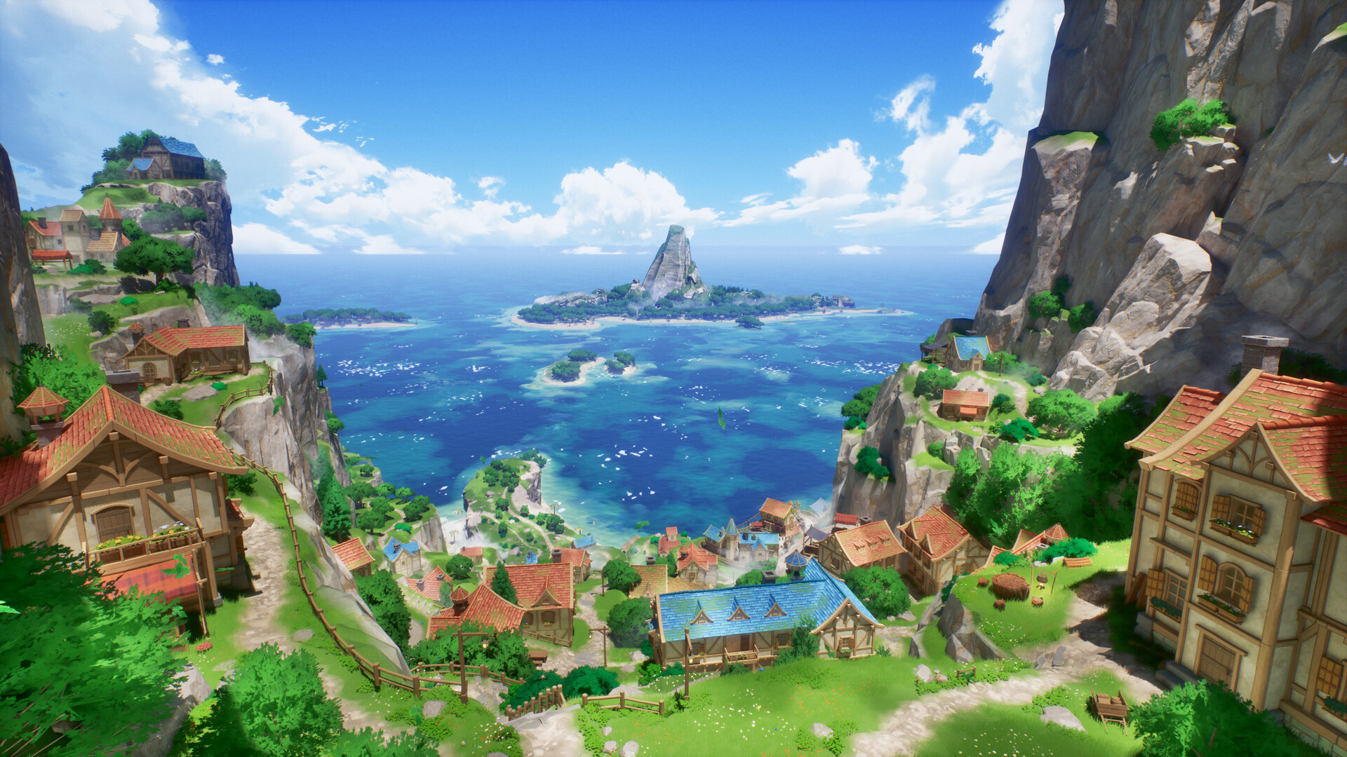 ArtStation - Beach village