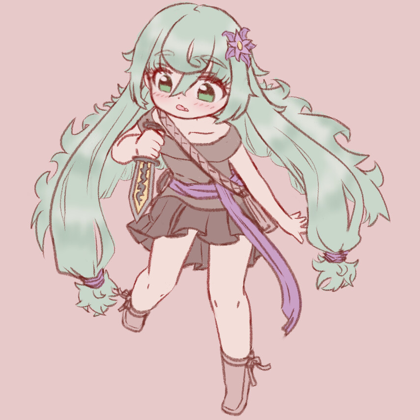 ArtStation - Lucilla, the girl with Blighted Blood