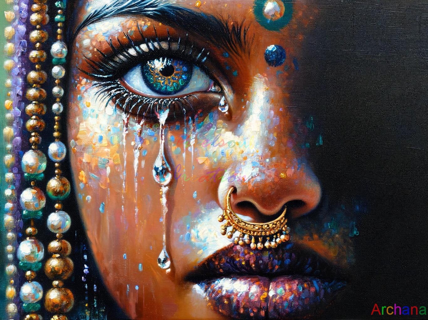 Archana Mishra | Portrait & Fine Art Artist - Tears of the Soul: A ...