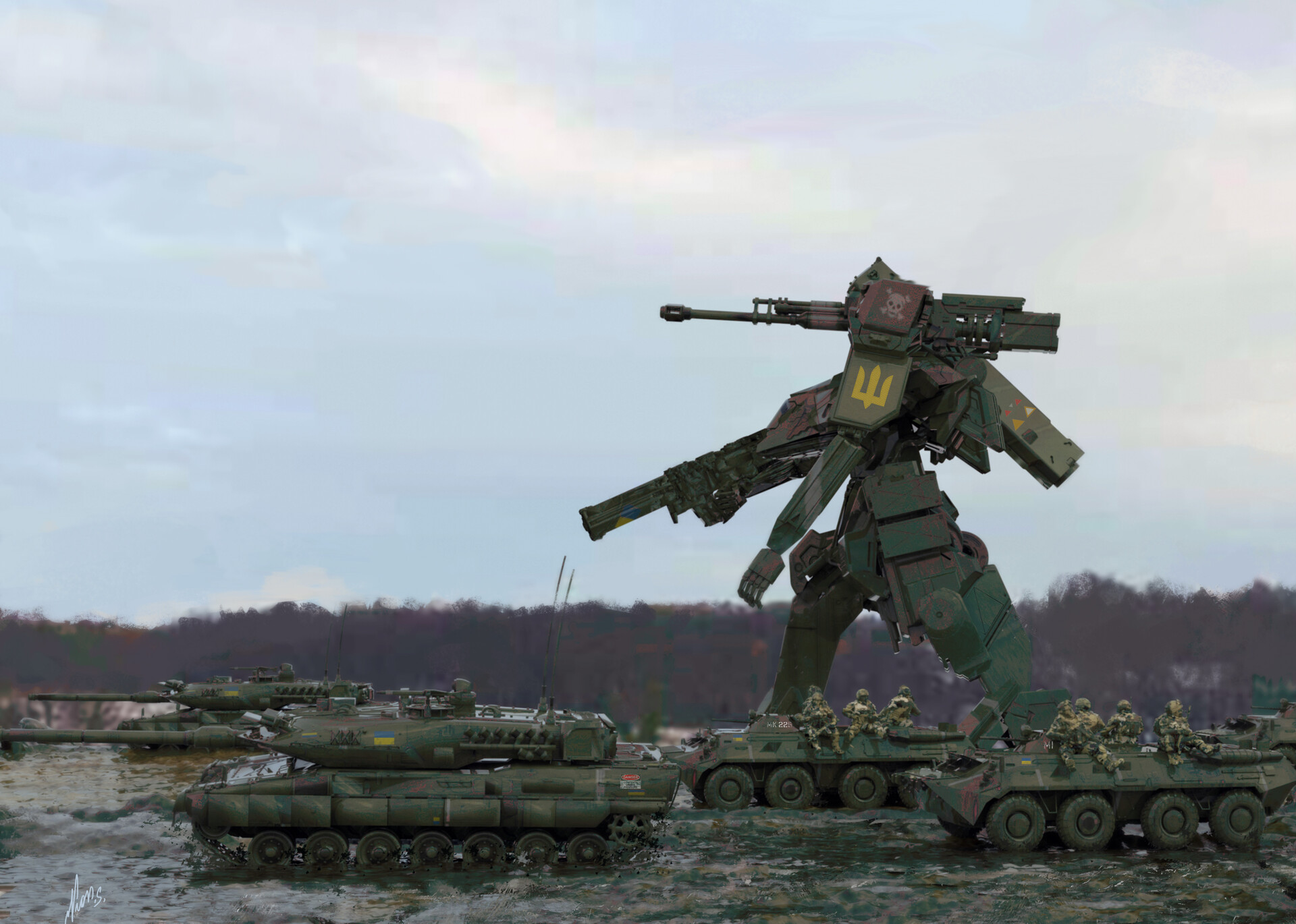 ArtStation - Mechanized brigade