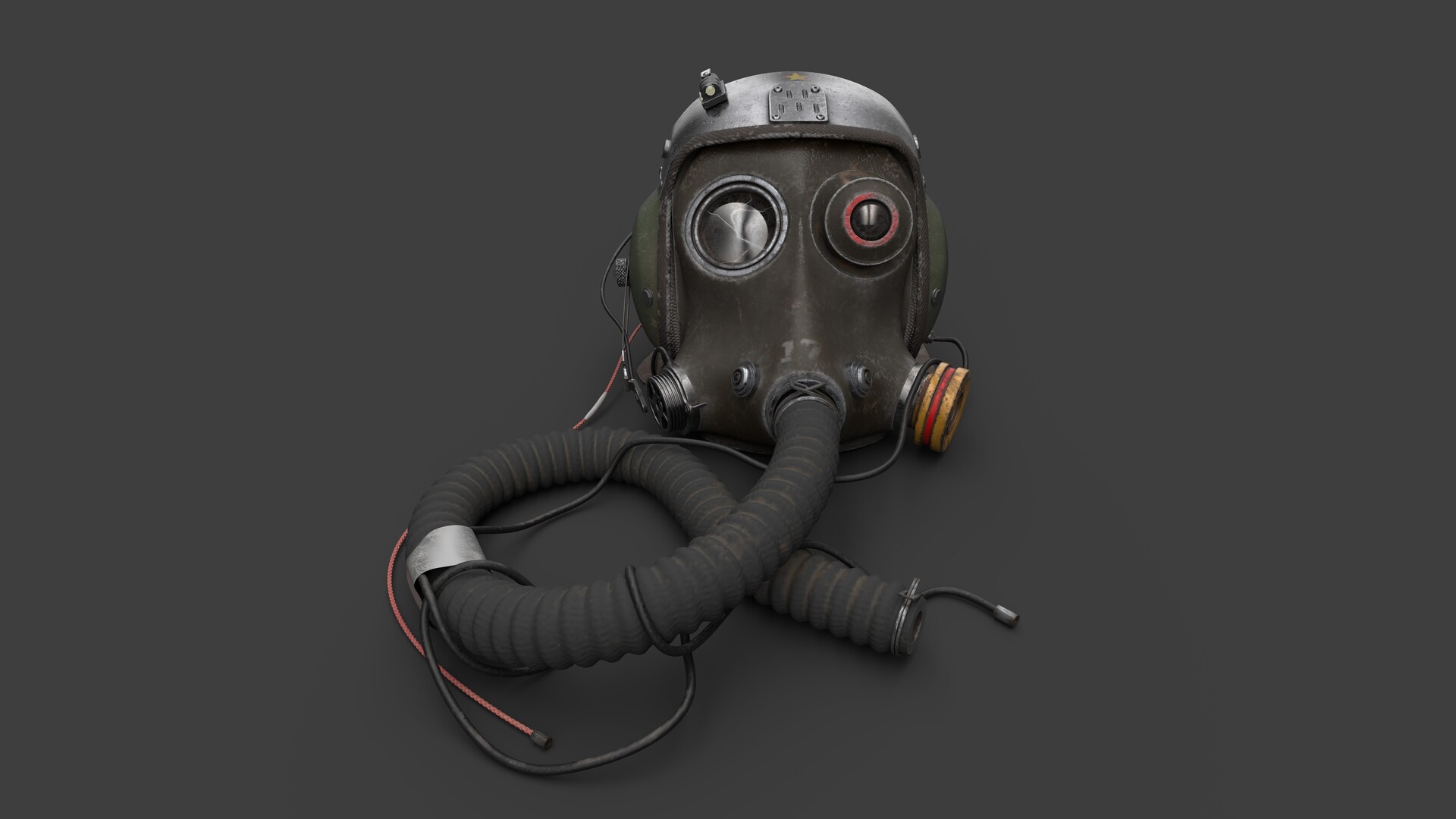 ArtStation - Post-Apocalyptic Pilot Helmet