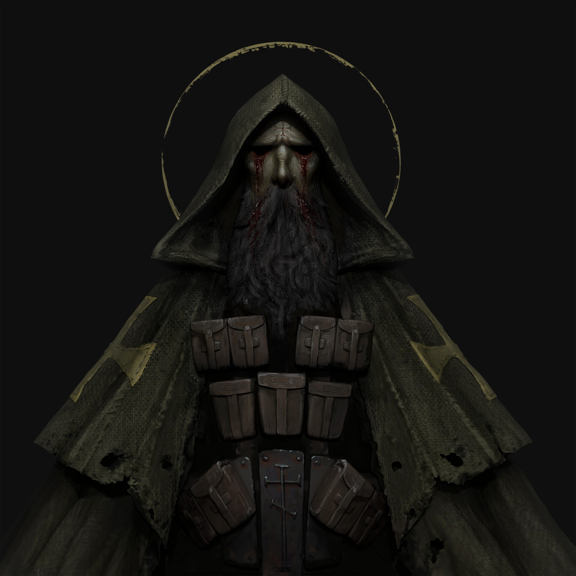 ArtStation - Sniper Priest 3D Sculpt Study in ZBrush