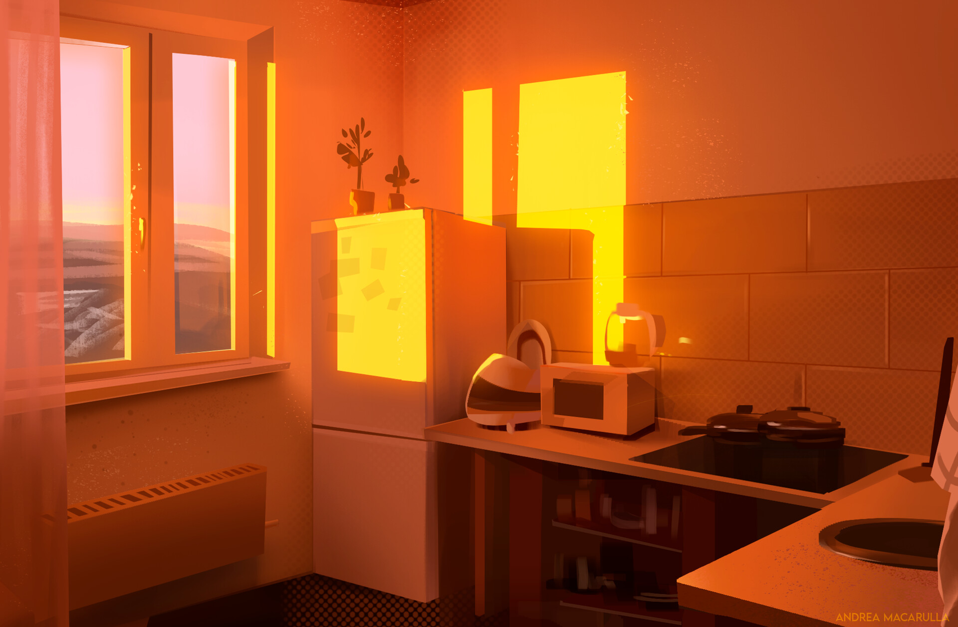 ArtStation - Warm Light Study