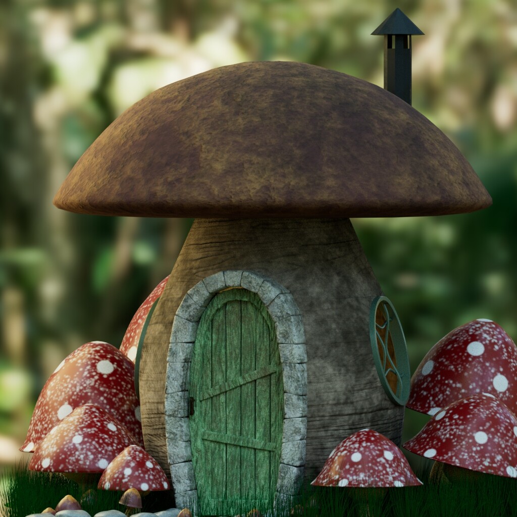 ArtStation - Mushroom House