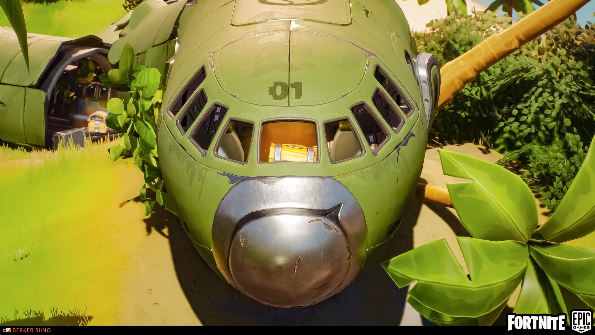 ArtStation - Fortnite Crashed Plane