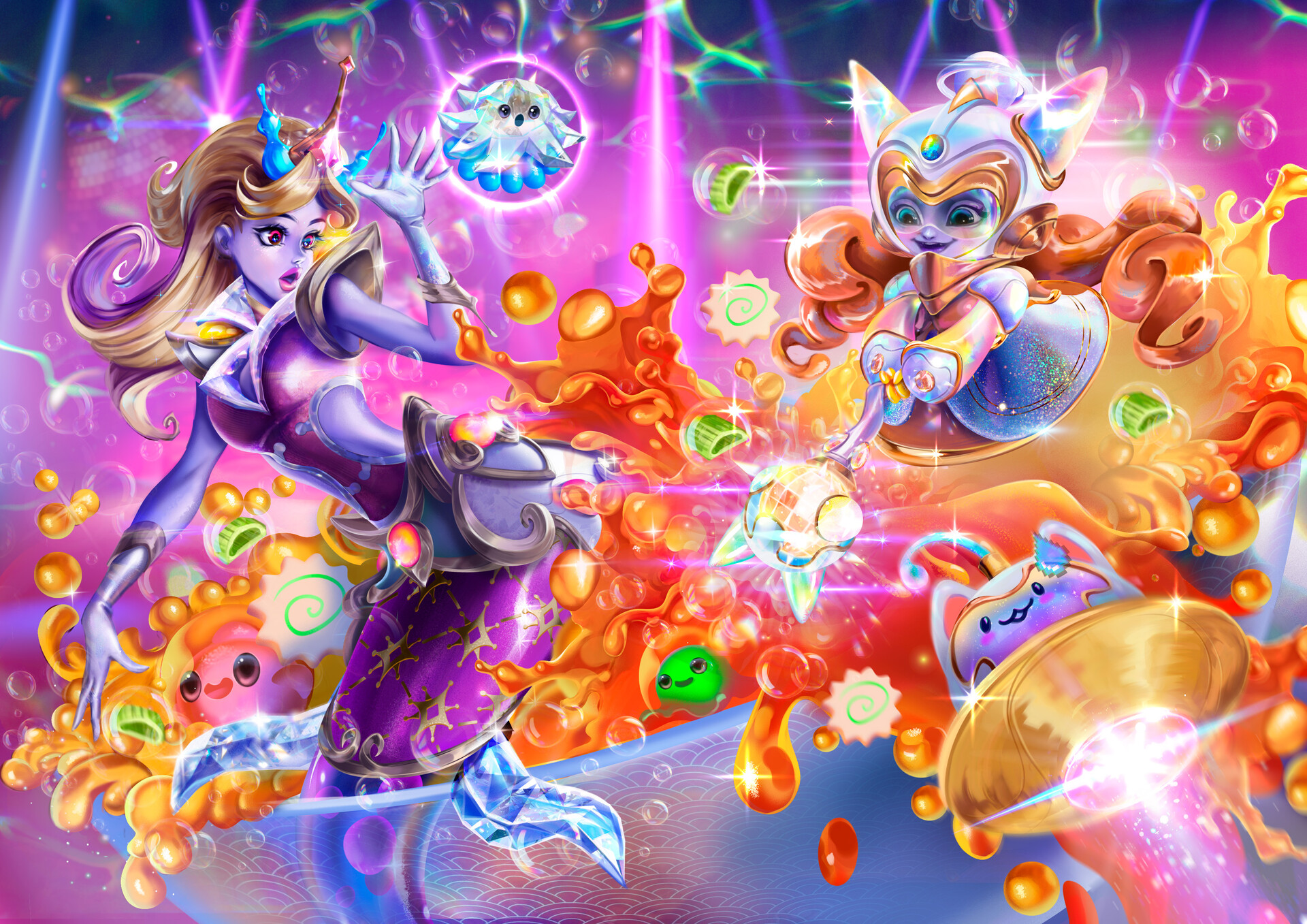 ArtStation - Disco Nami and Lulu