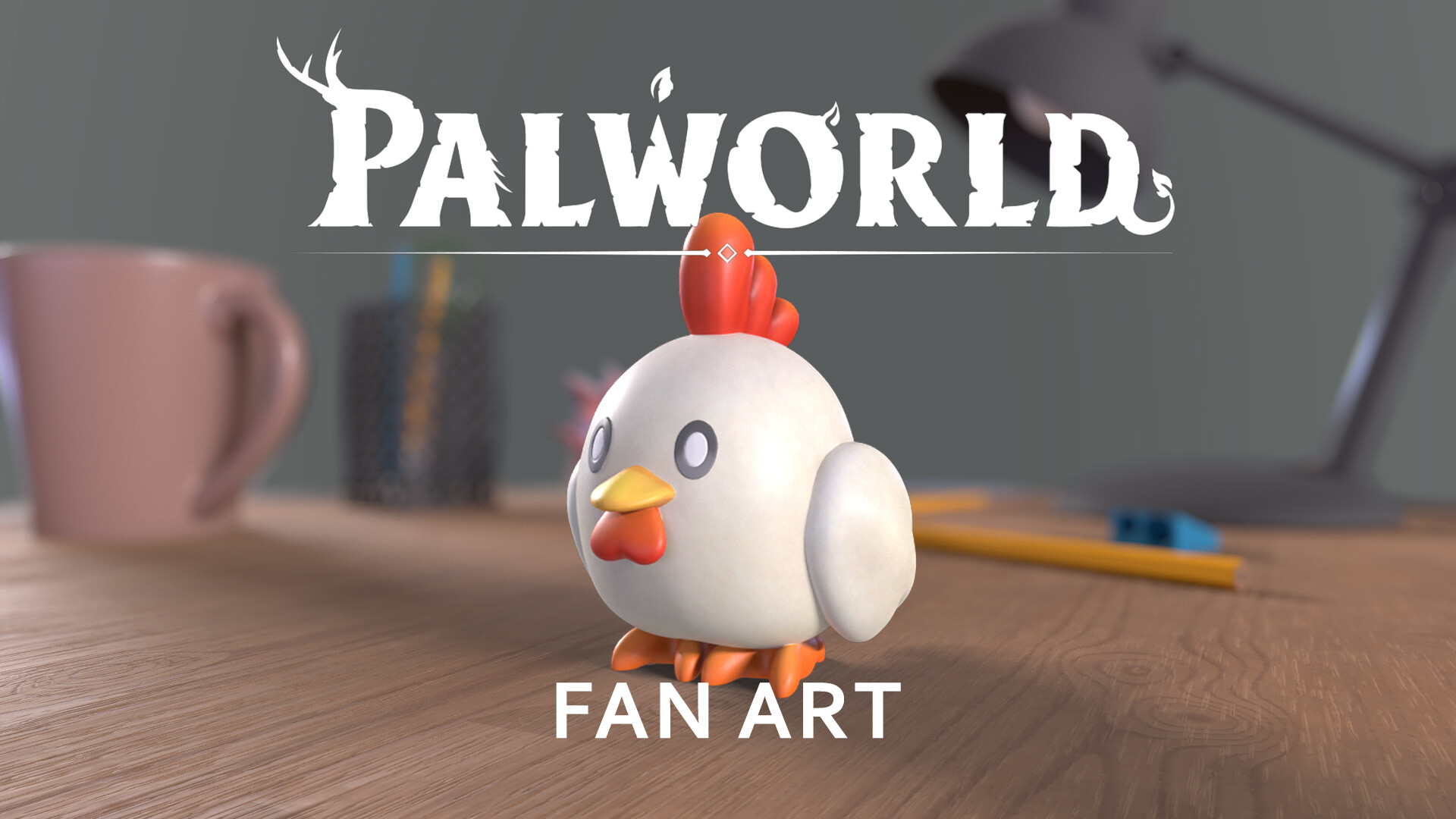 ArtStation - Palworld Chikipi Pal Fanart