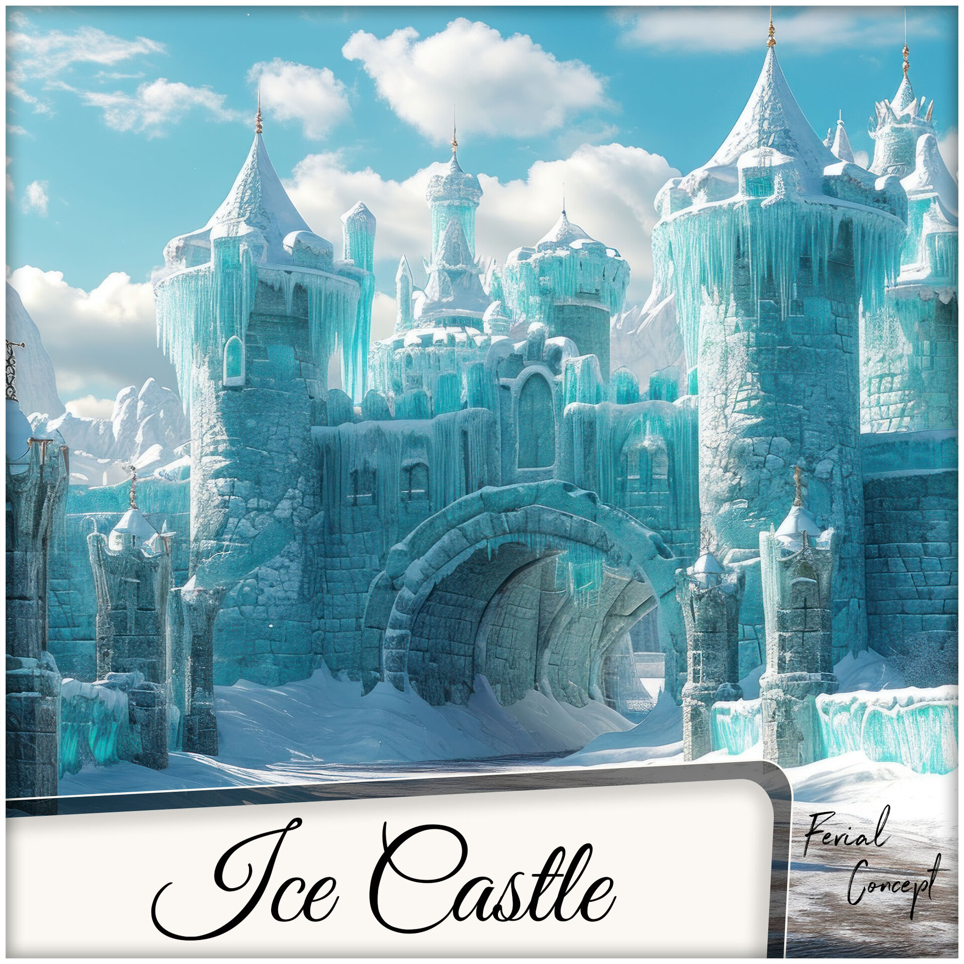 ArtStation - 🔹250 Ice Castle - Exterior Reference Image Pack v.51 |8K|