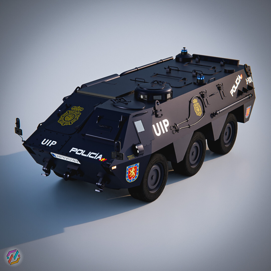 ArtStation - Pegasus BMR 600 UIP (Spanish Police)
