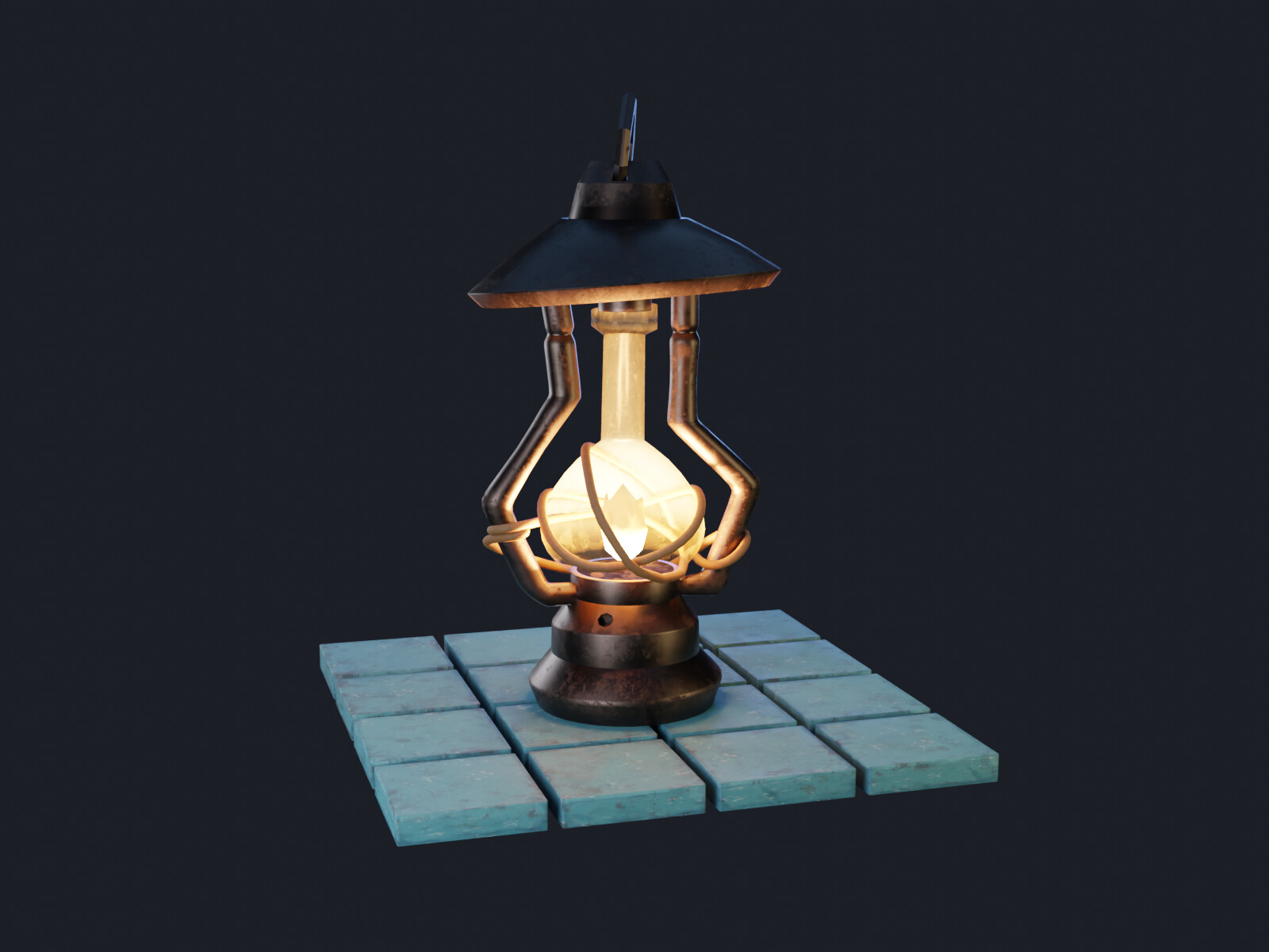 ArtStation - Stylized 3D Lantern Game Prop