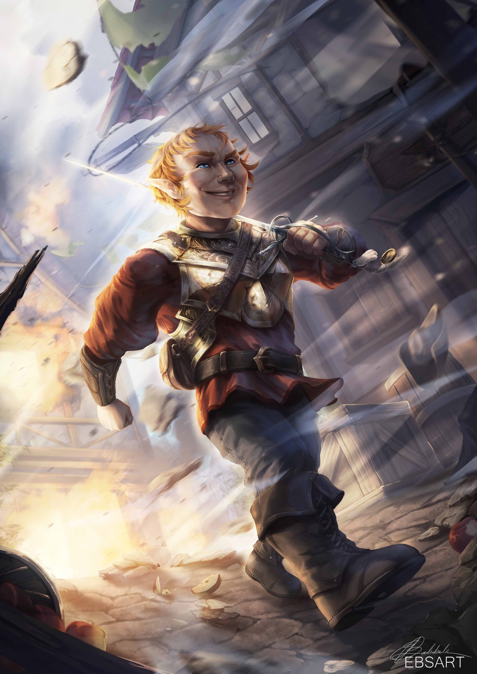 ArtStation - Knowens: The Halfling Luck Cleric