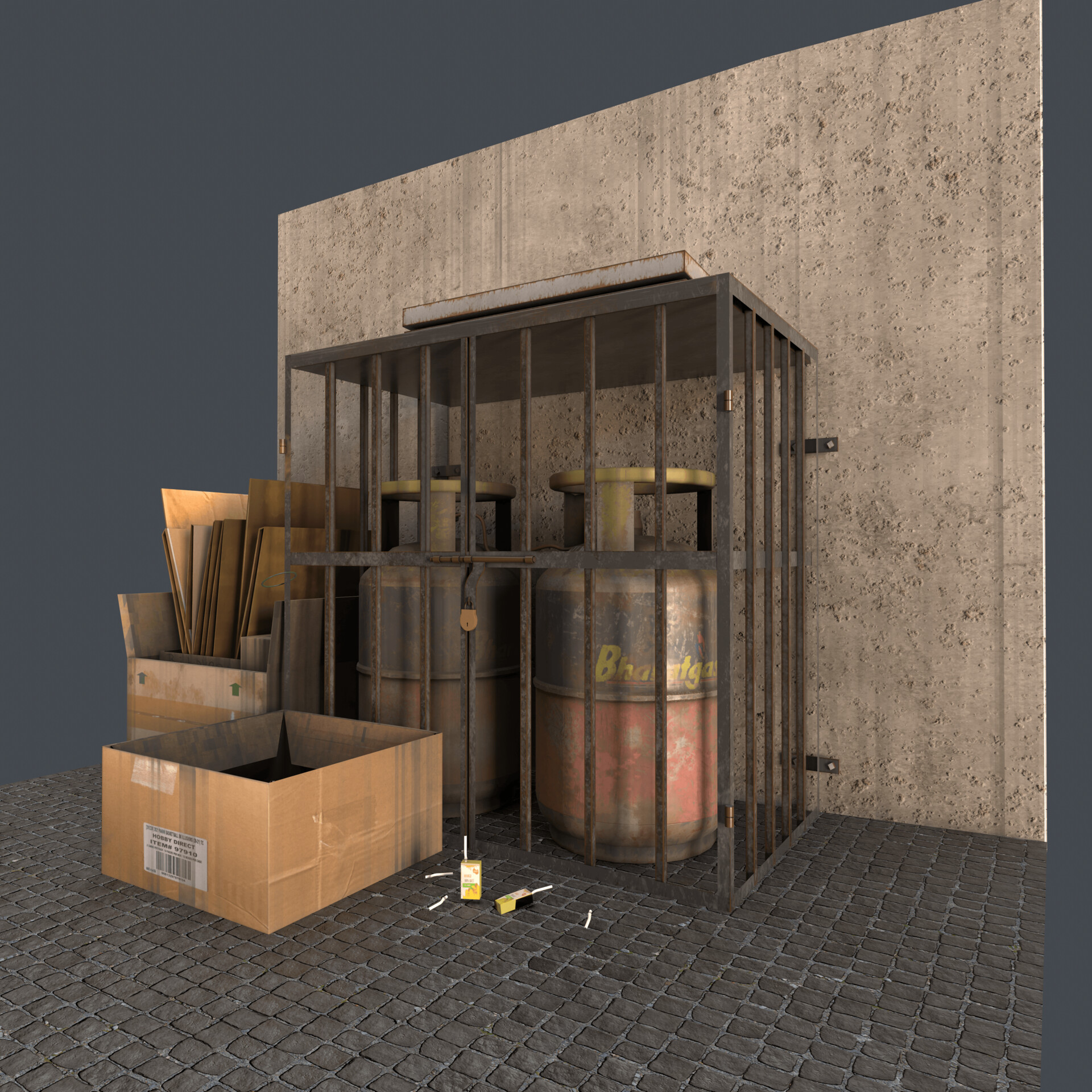 ArtStation - Gas Cylinder Cage
