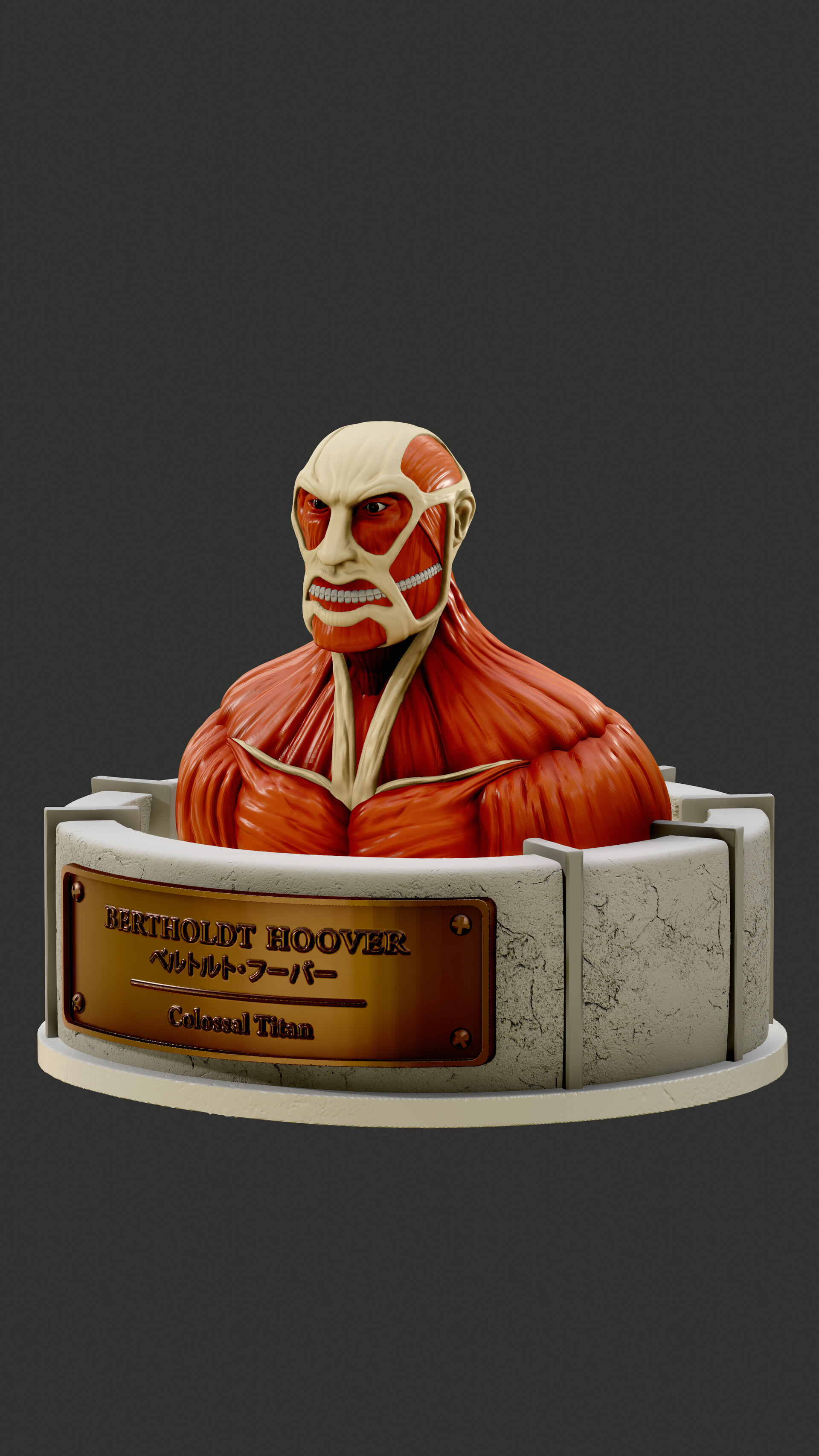 ArtStation - Collosal Titan Bust