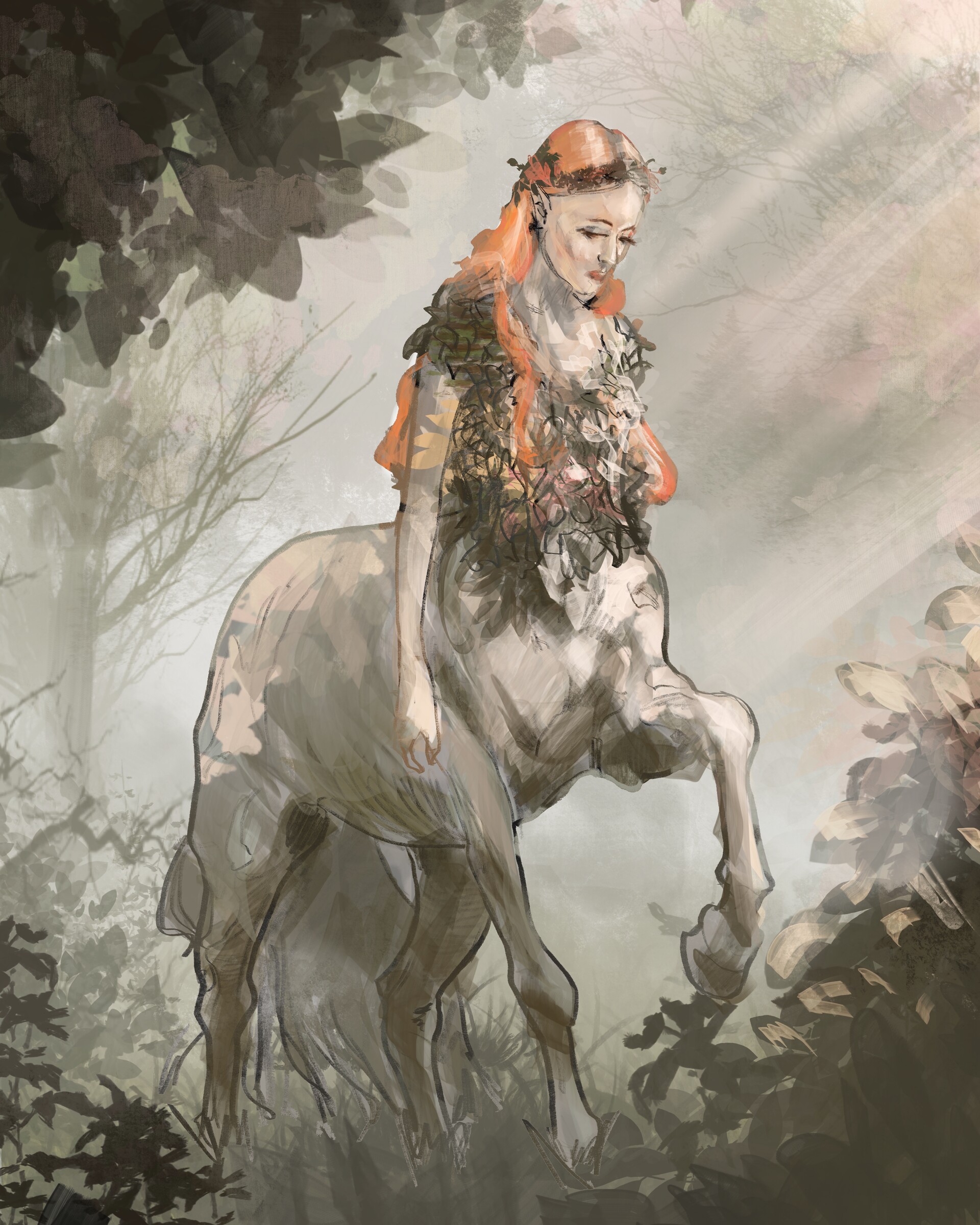 ArtStation - A Centaur Maiden