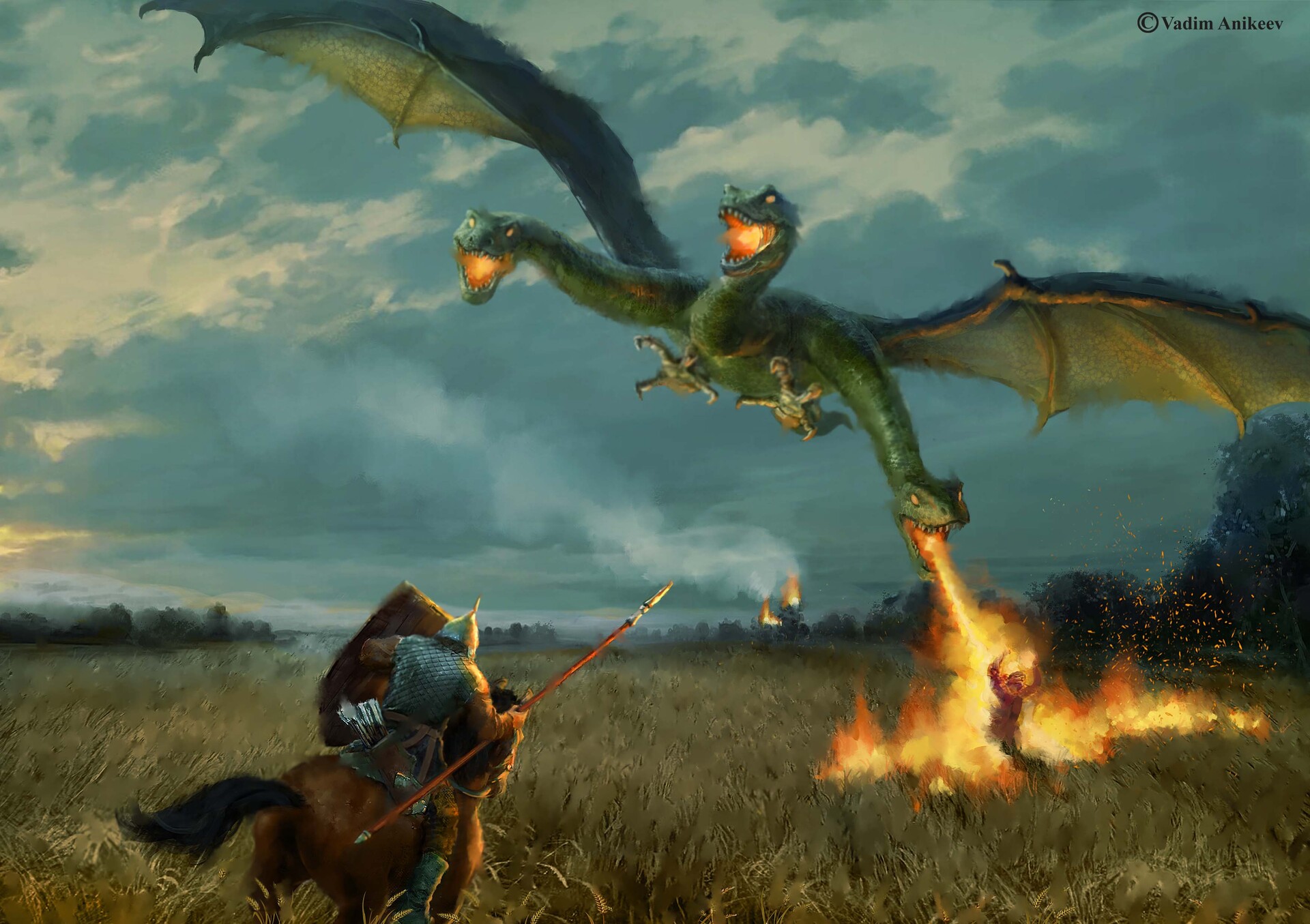 ArtStation - Serpent Gorynych