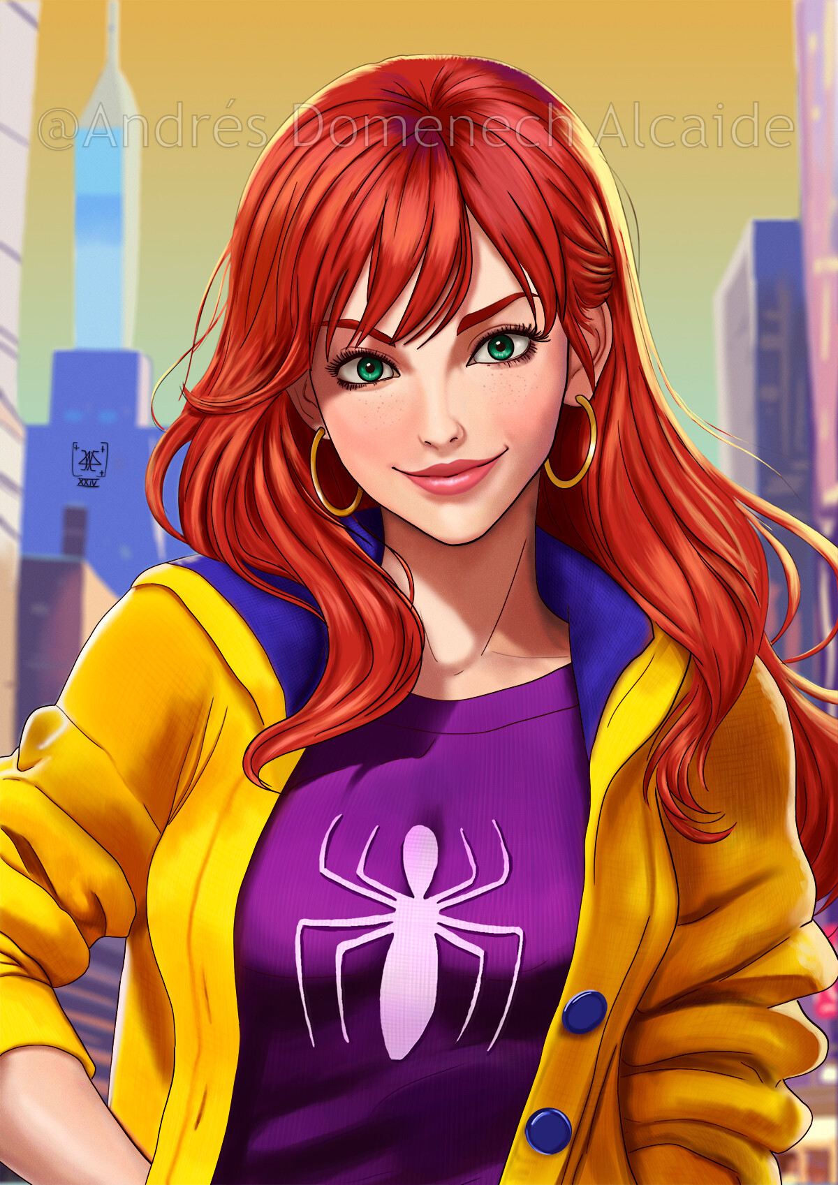 ArtStation - Mary Jane Watson from Spider-Man 01