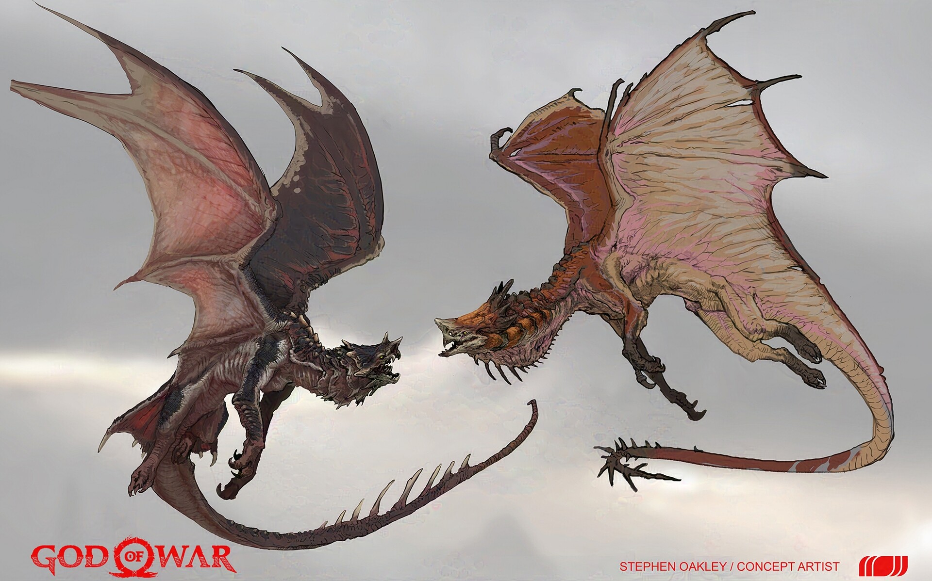 Dragon Flying Concept Art Sintel, The Durian Open Movie Project