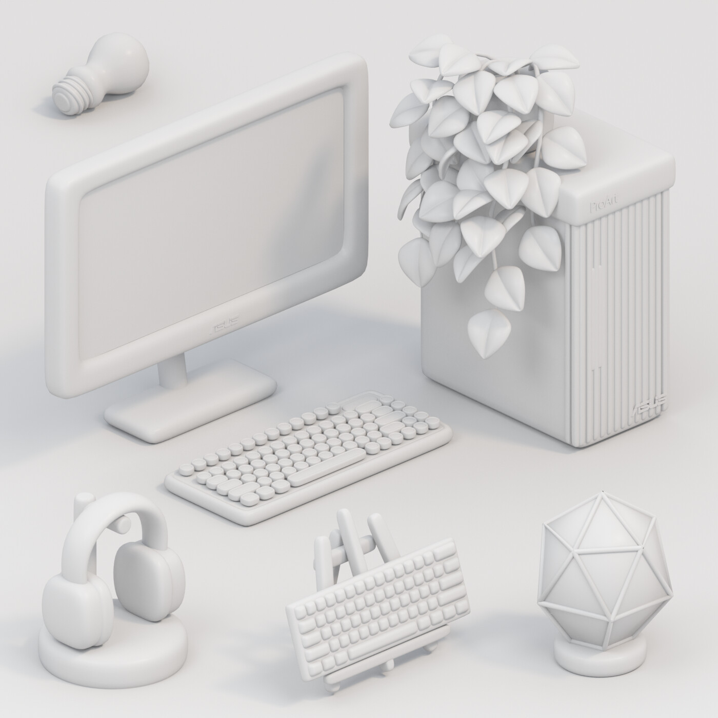 Sysina - ProArt Desk Setup