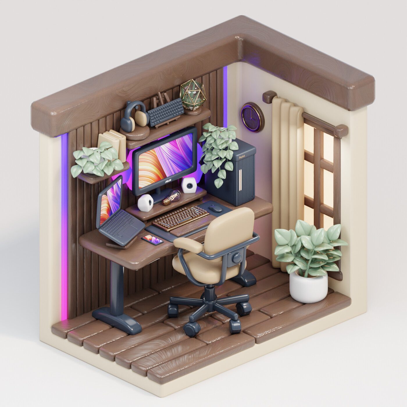 ArtStation - ProArt Desk Setup