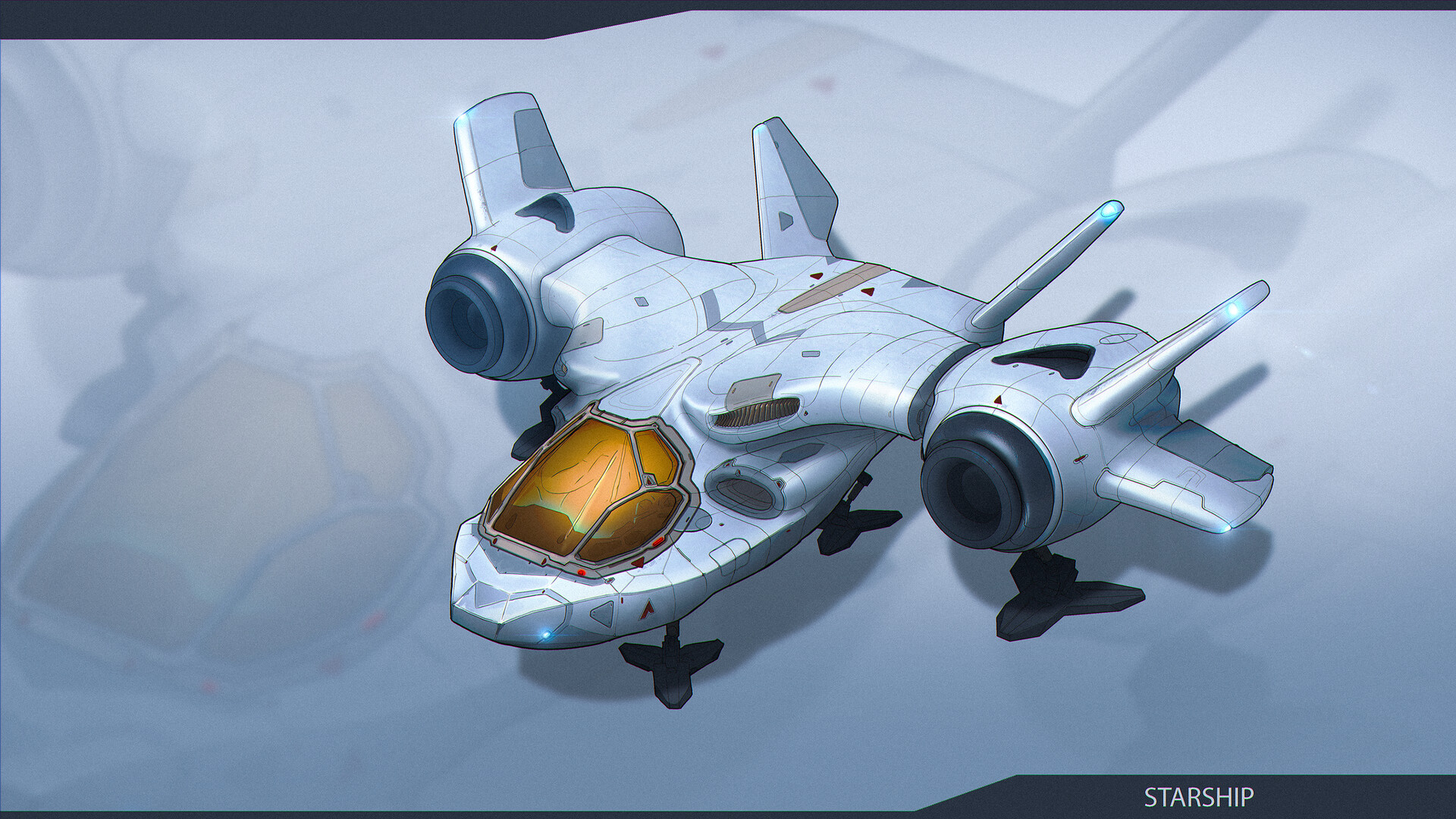 ArtStation - Starship concept