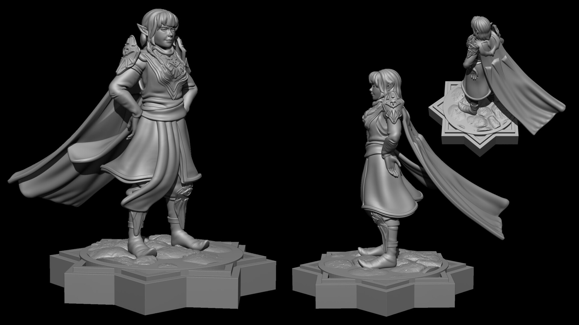ArtStation - Insufferable Elven Child DnD Mini