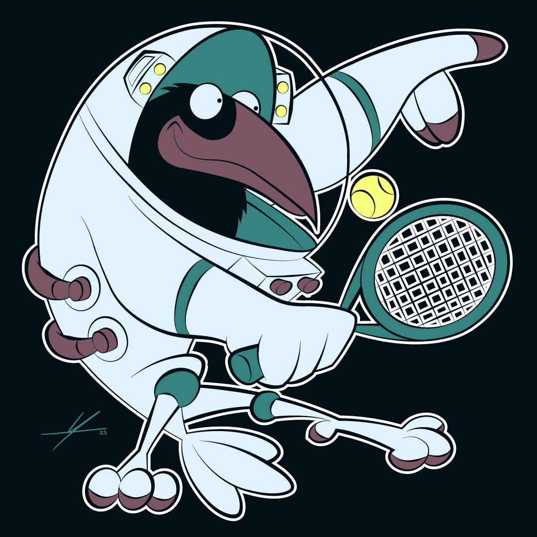 Ismael Alejandro Moreno Ozuna - Raven Armstrong Playing Tennis