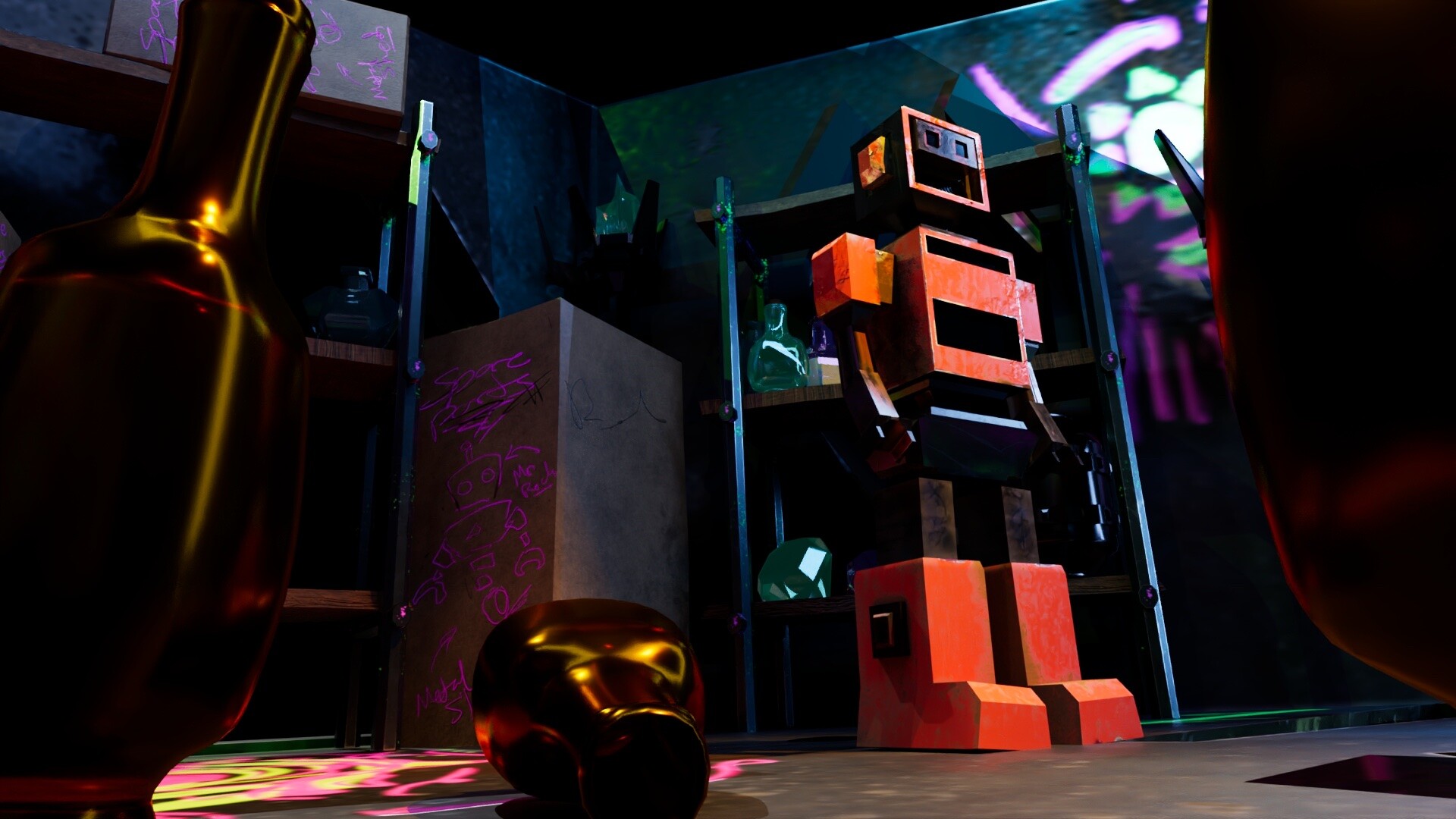 ArtStation - More room process photos!